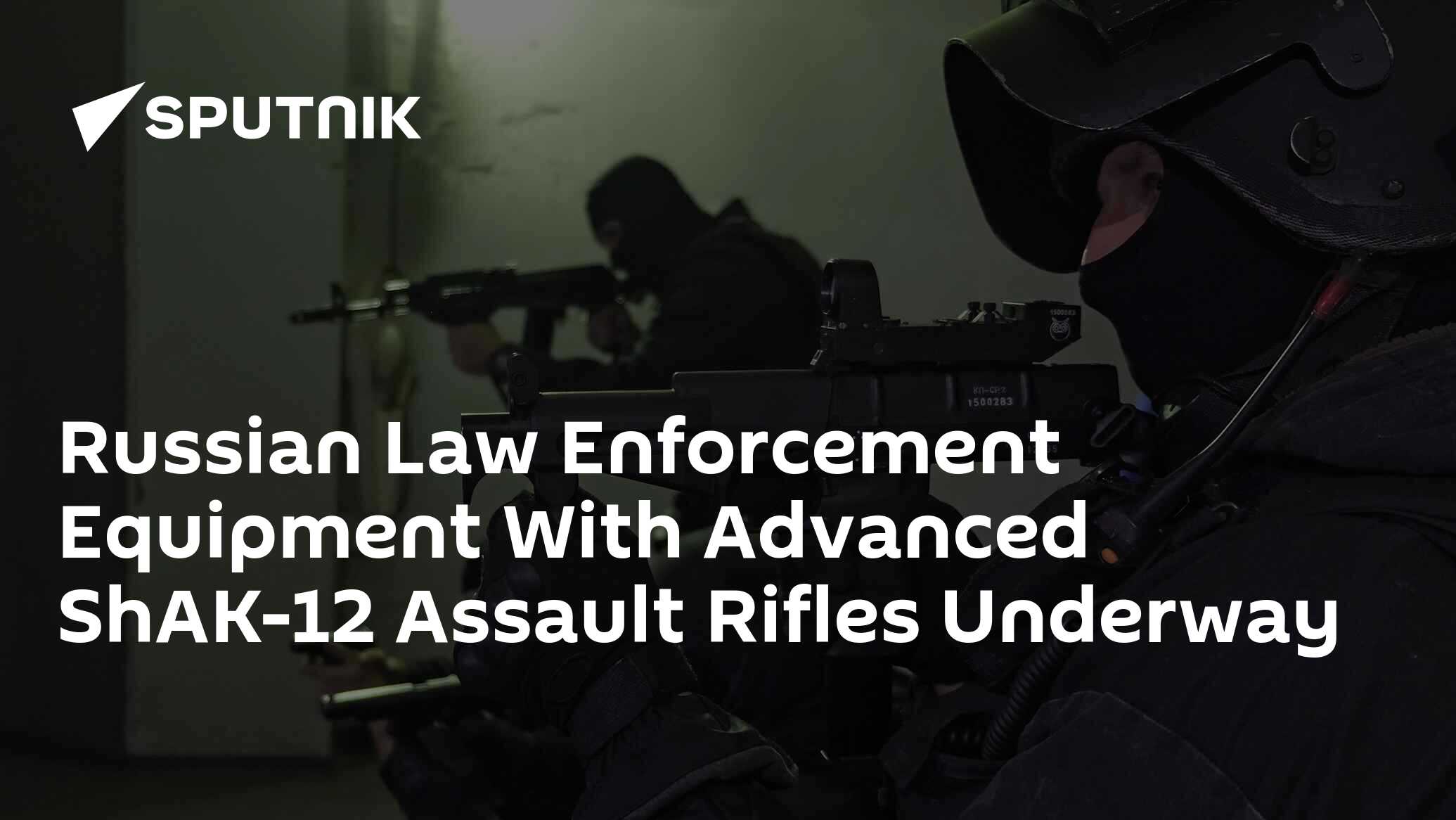 Russian Law Enforcement Equipment With Advanced ShAK-12 Assault Rifles ...