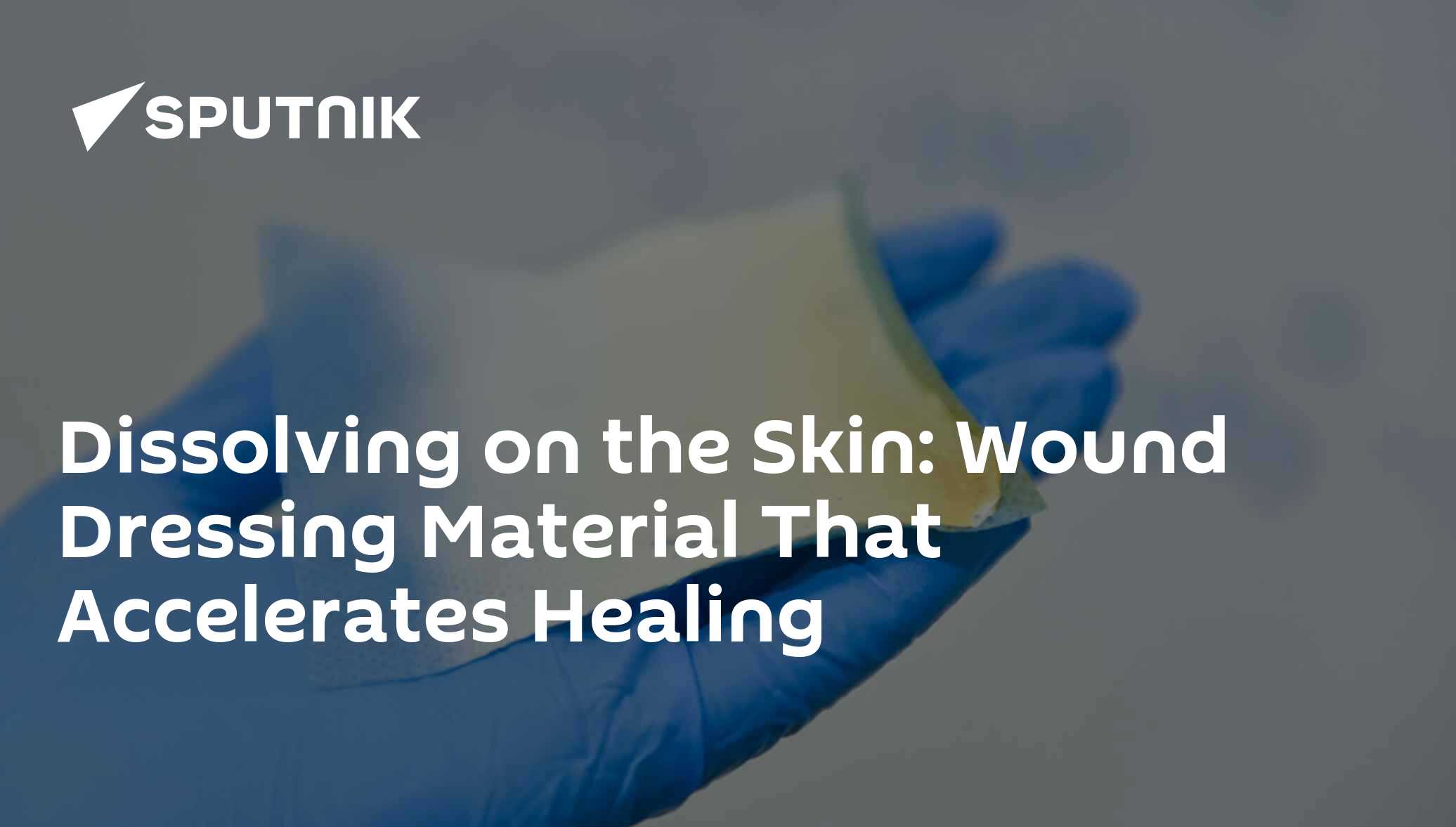 Dissolving on the Skin: Wound Dressing Material That Accelerates ...