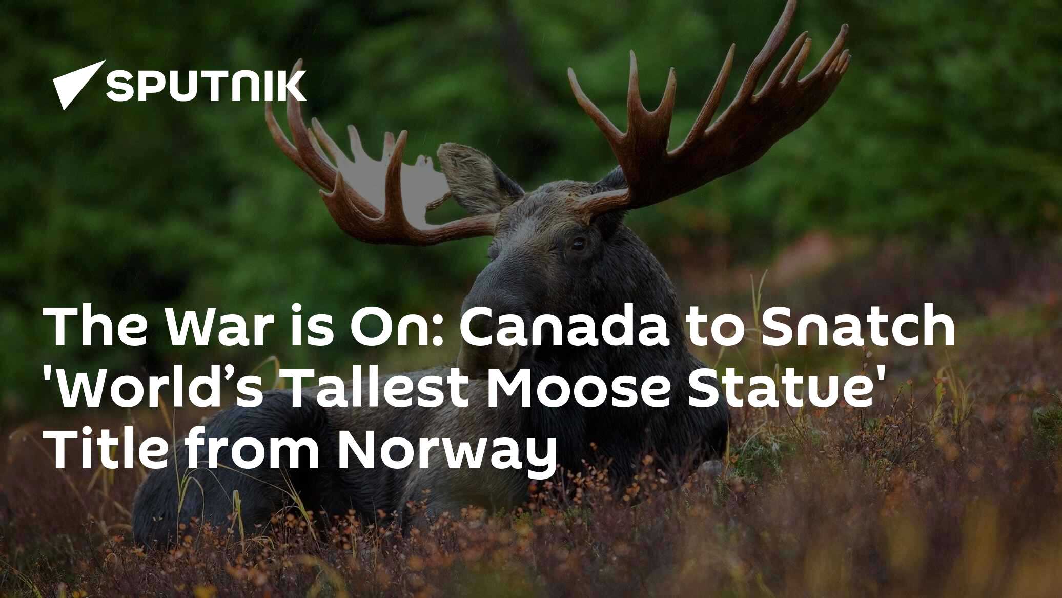 The War is On: Canada to Snatch 'World’s Tallest Moose Statue' Title ...
