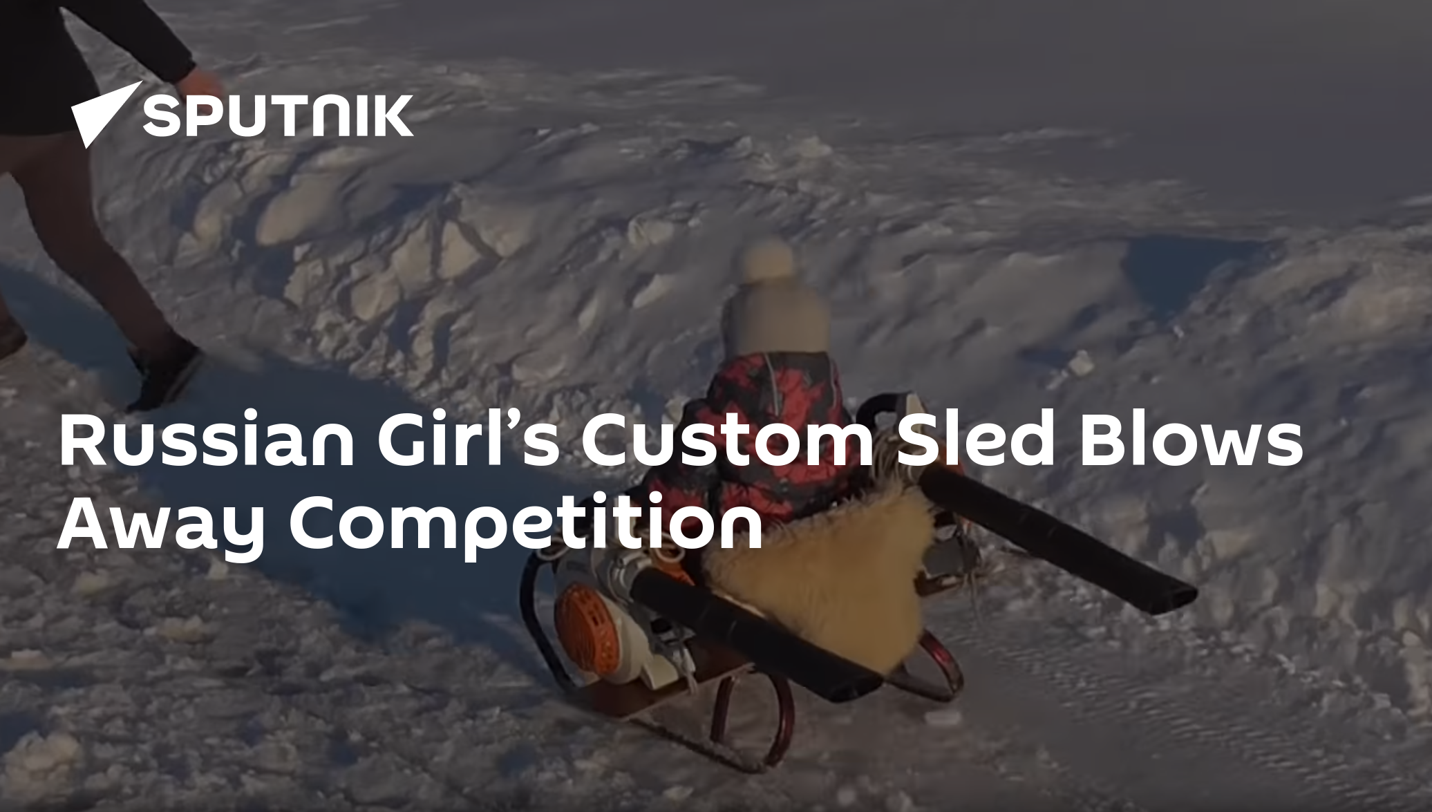 Russian Girl’s Custom Sled Blows Away Competition - 30.01.2019, Sputnik ...