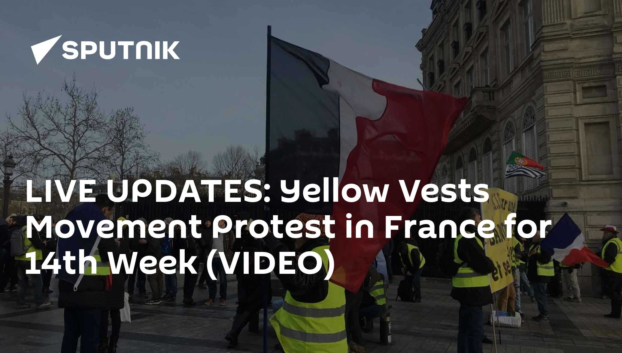 LIVE UPDATES: Yellow Vests Movement Protest in France for 14th Week (VIDEO)