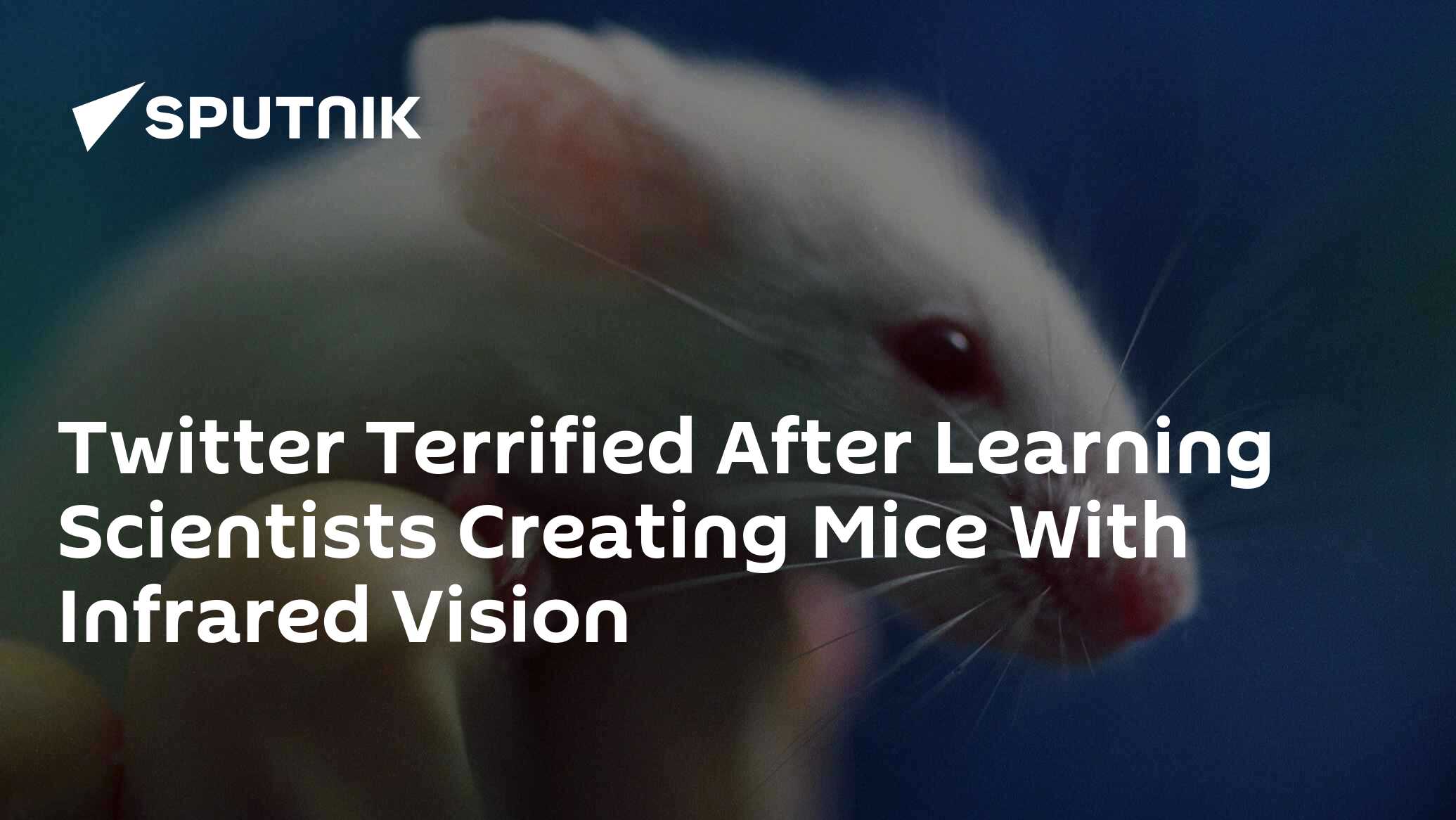 Twitter Terrified After Learning Scientists Creating Mice With Infrared ...