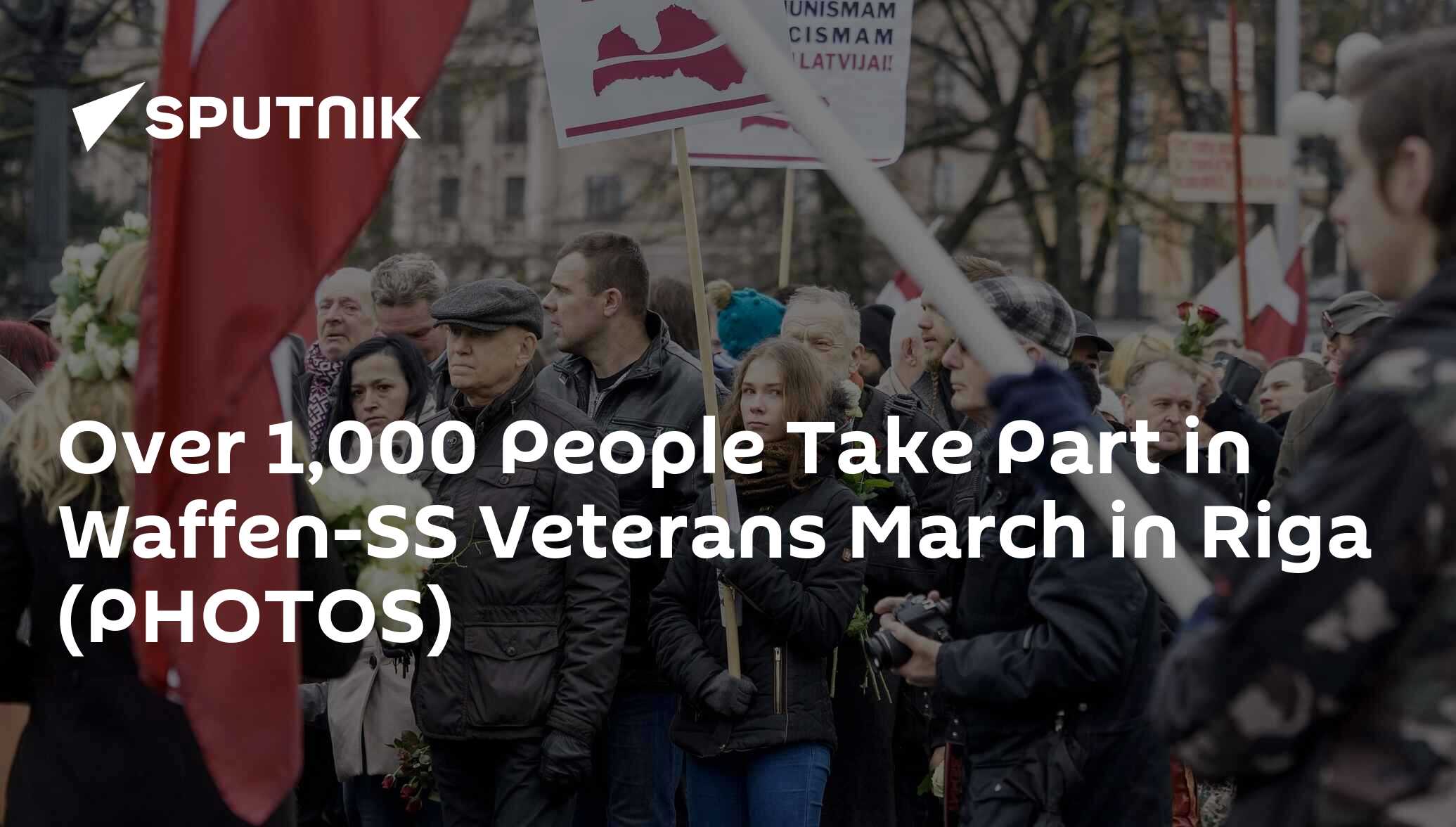 Over 1,000 People Take Part in Waffen-SS Veterans March in Riga (PHOTOS ...