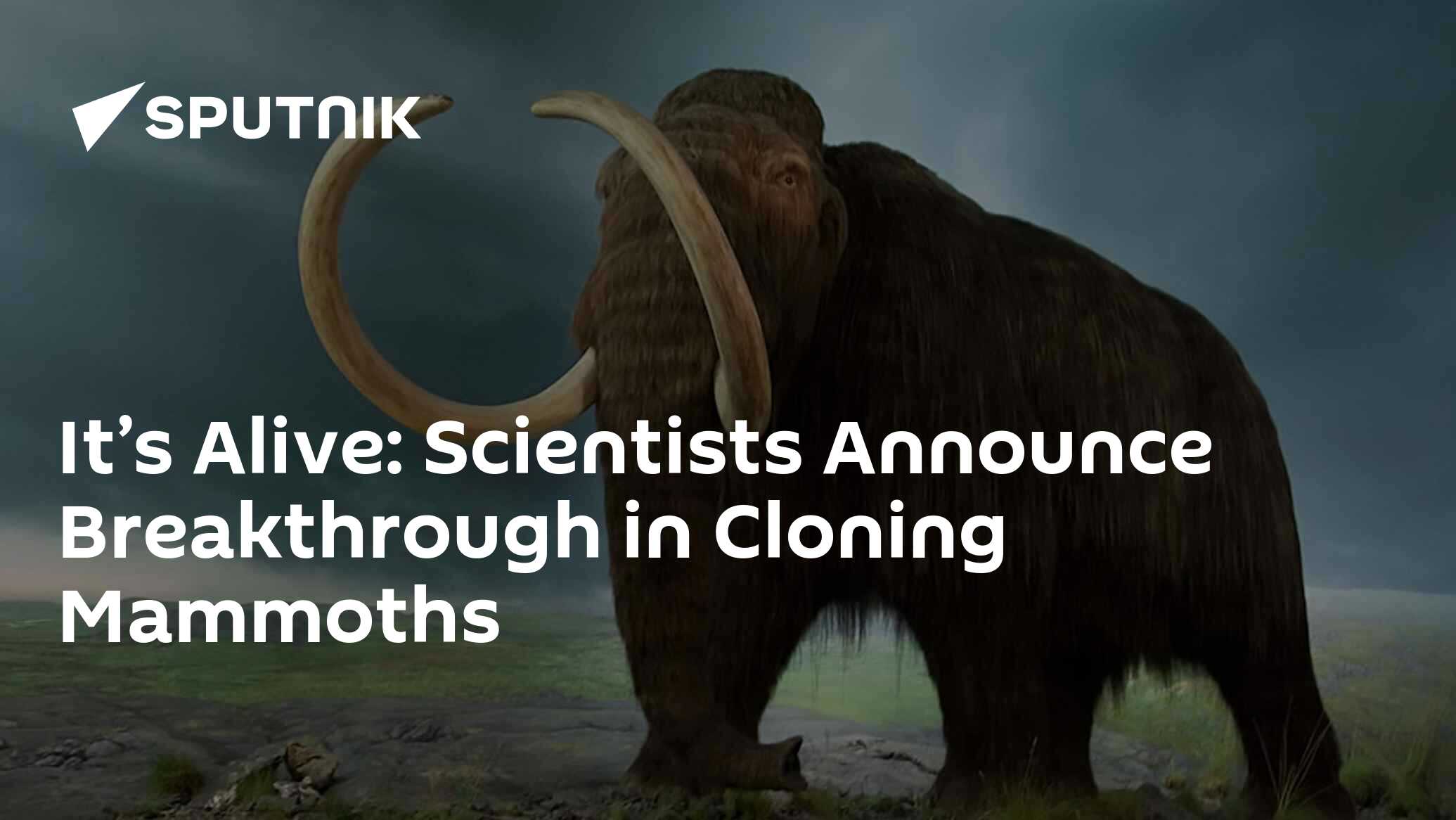 It’s Alive: Scientists Announce Breakthrough in Cloning Mammoths - 26. ...