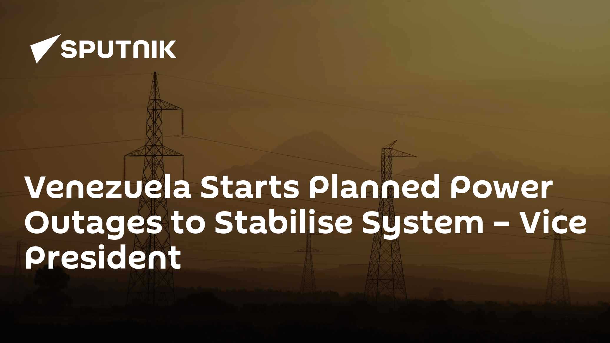Venezuela Starts Planned Power Outages to Stabilise System – Vice ...