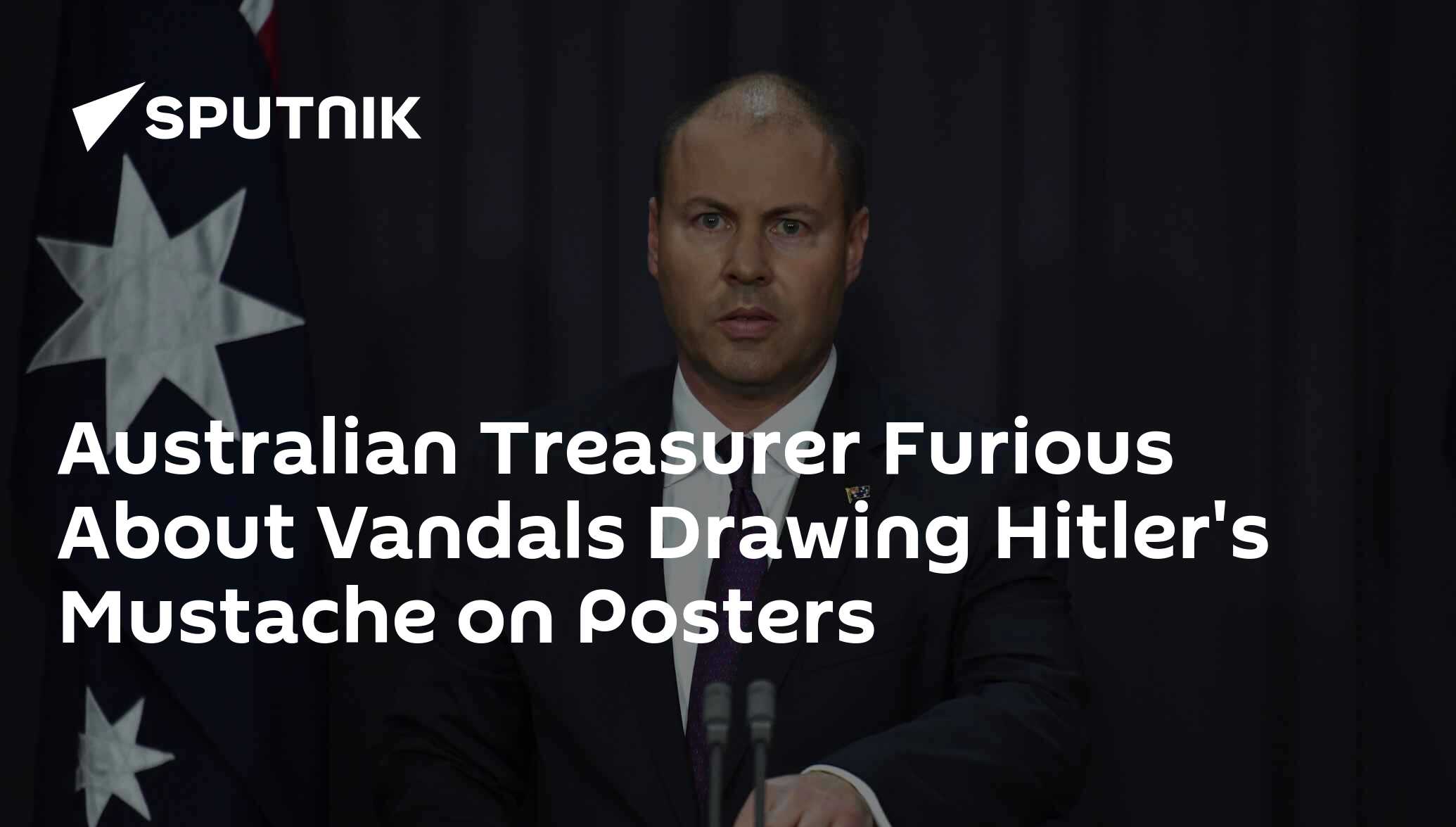 Australian Treasurer Furious About Vandals Drawing Hitler's Mustache on ...