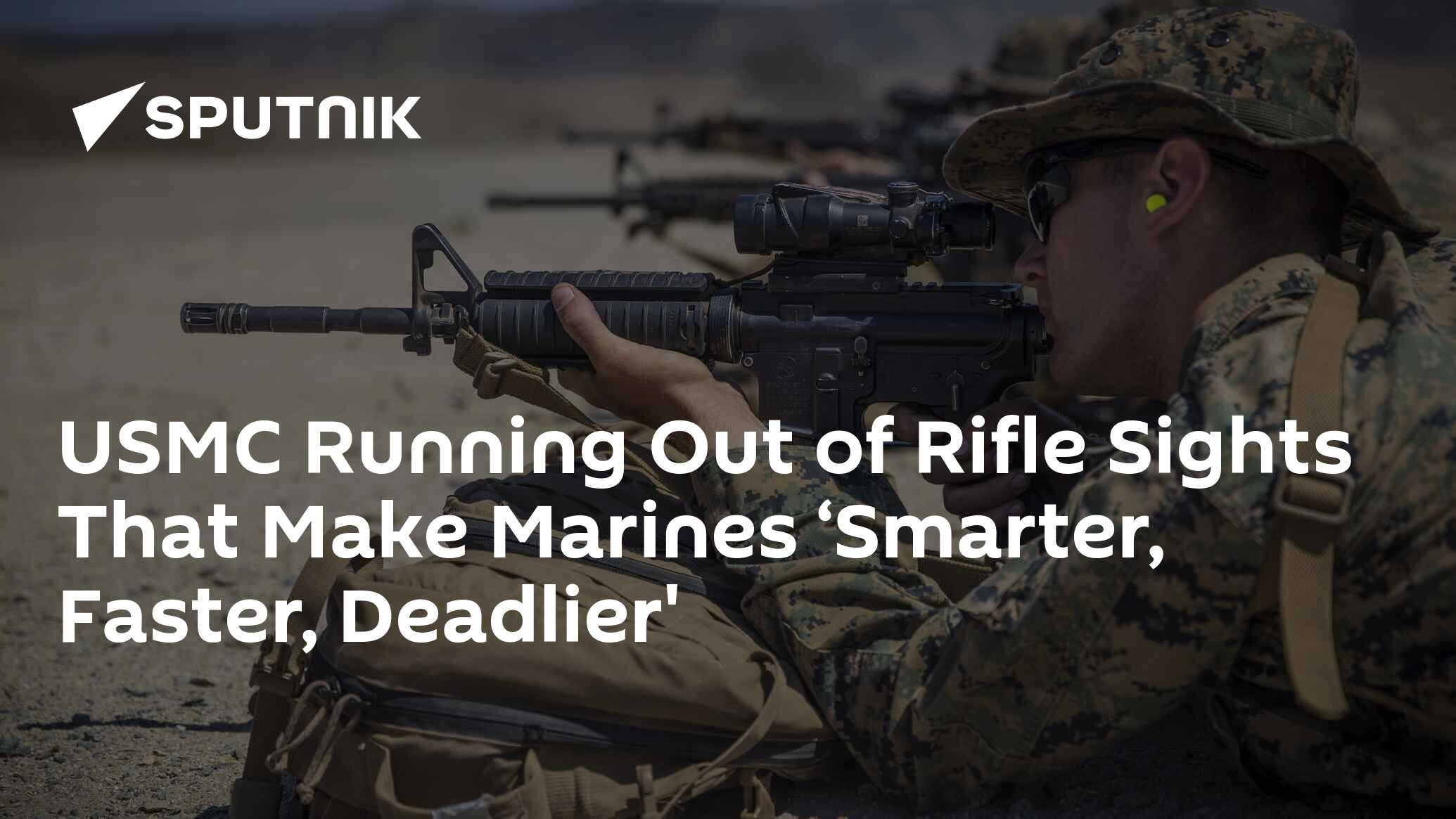USMC Running Out of Rifle Sights That Make Marines ‘Smarter, Faster ...