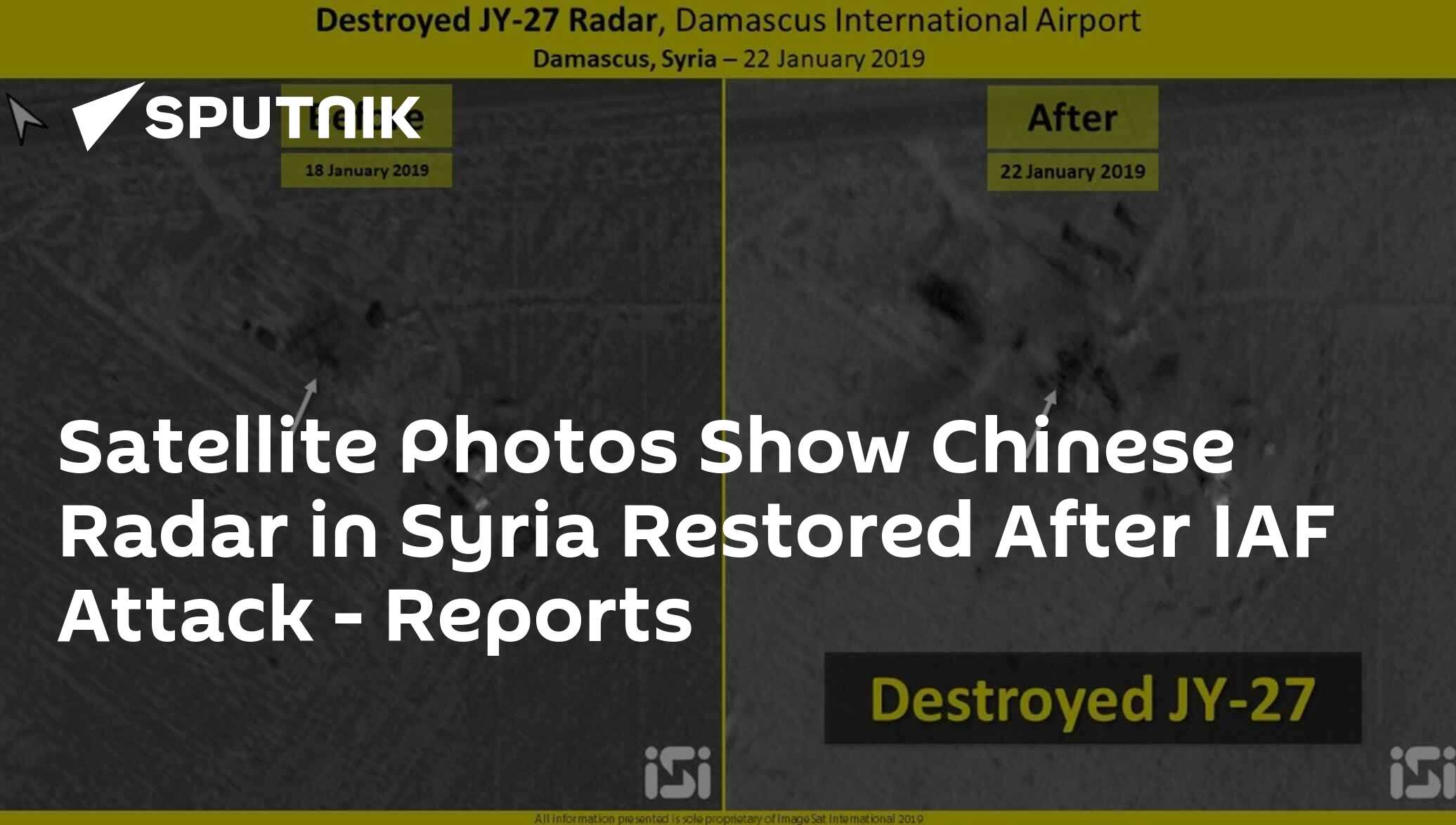 Satellite Photos Show Chinese Radar in Syria Restored After IAF Attack ...