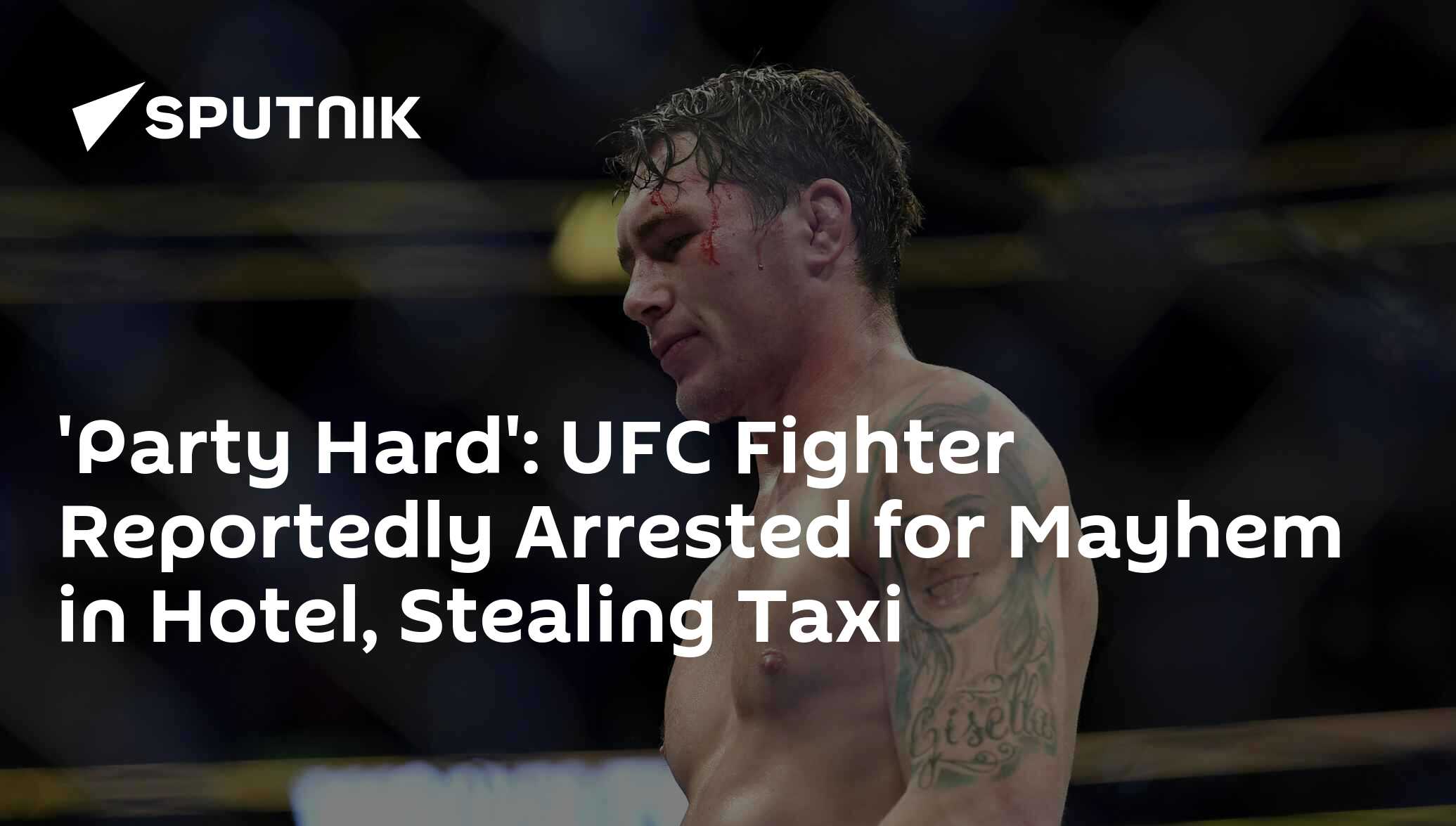 'Party Hard': UFC Fighter Reportedly Arrested for Mayhem in Hotel ...