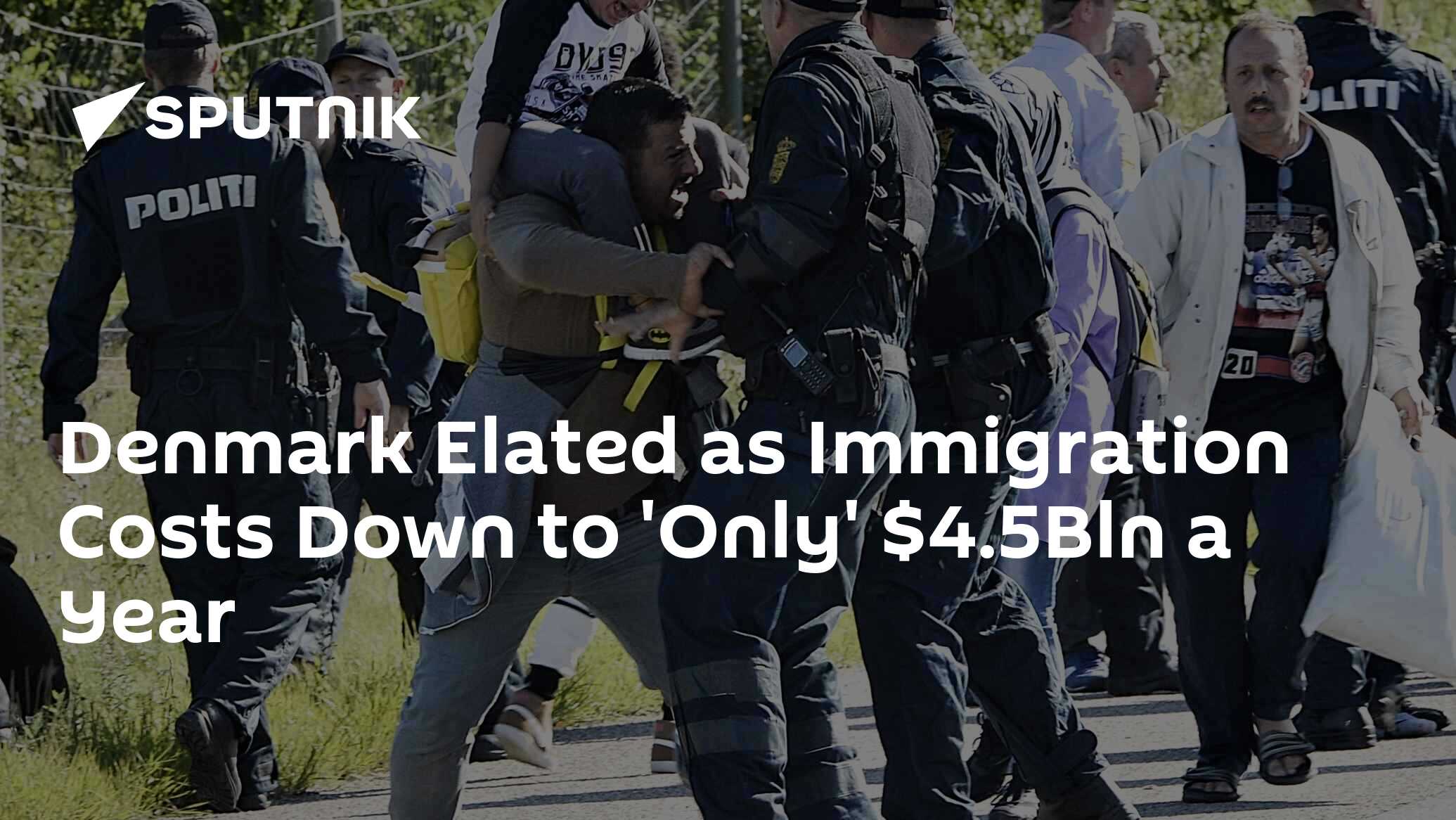 Denmark Elated as Immigration Costs Down to 'Only' $4.5Bln a Year - 23. ...