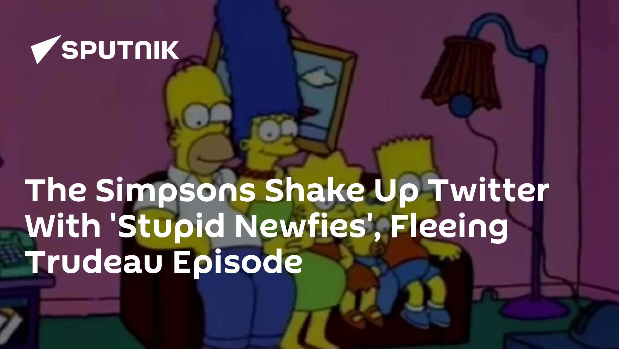 The Simpsons Shake Up Twitter With 'Stupid Newfies', Fleeing Trudeau ...