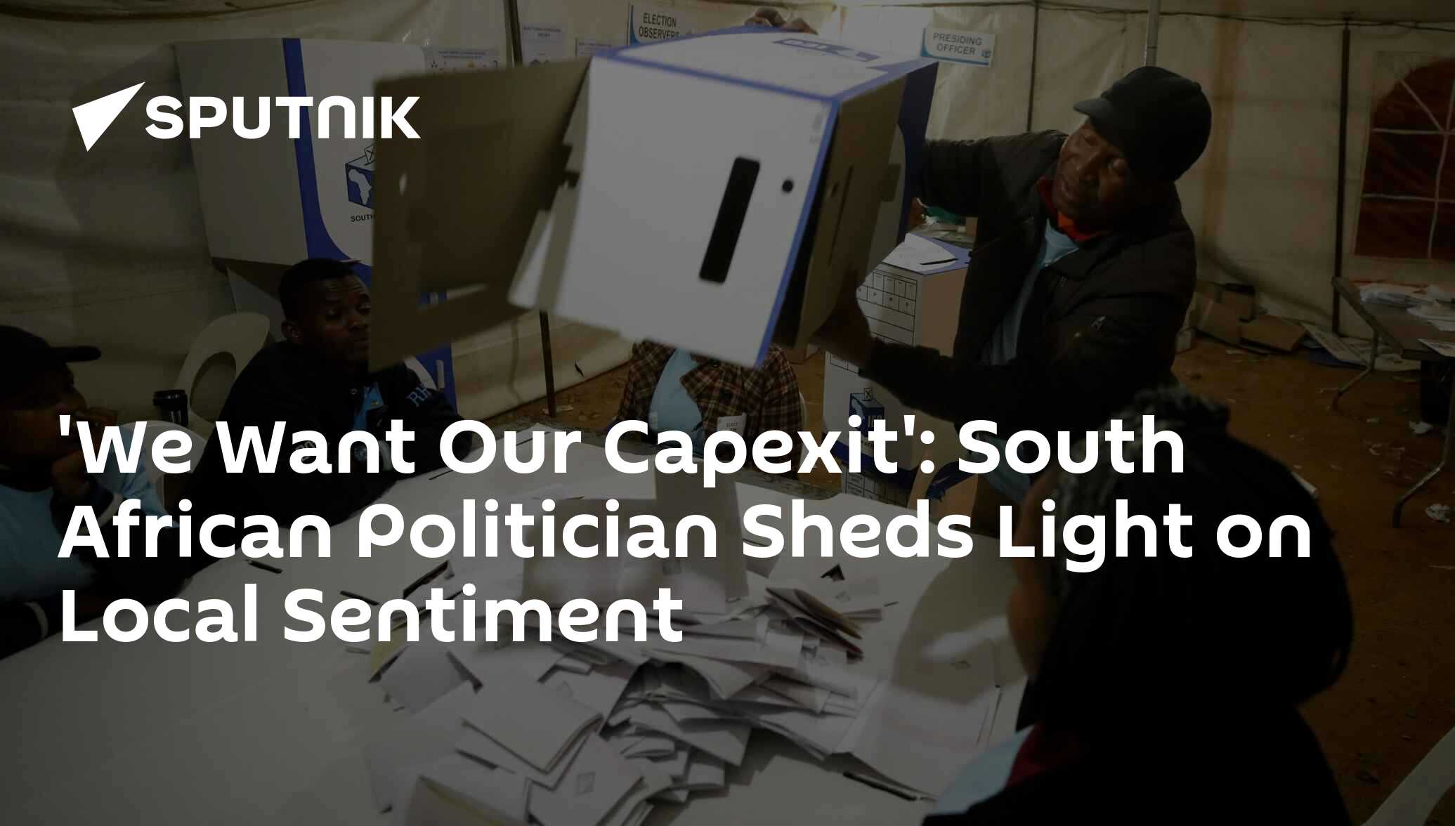 'We Want Our Capexit': South African Politician Sheds Light on Local ...