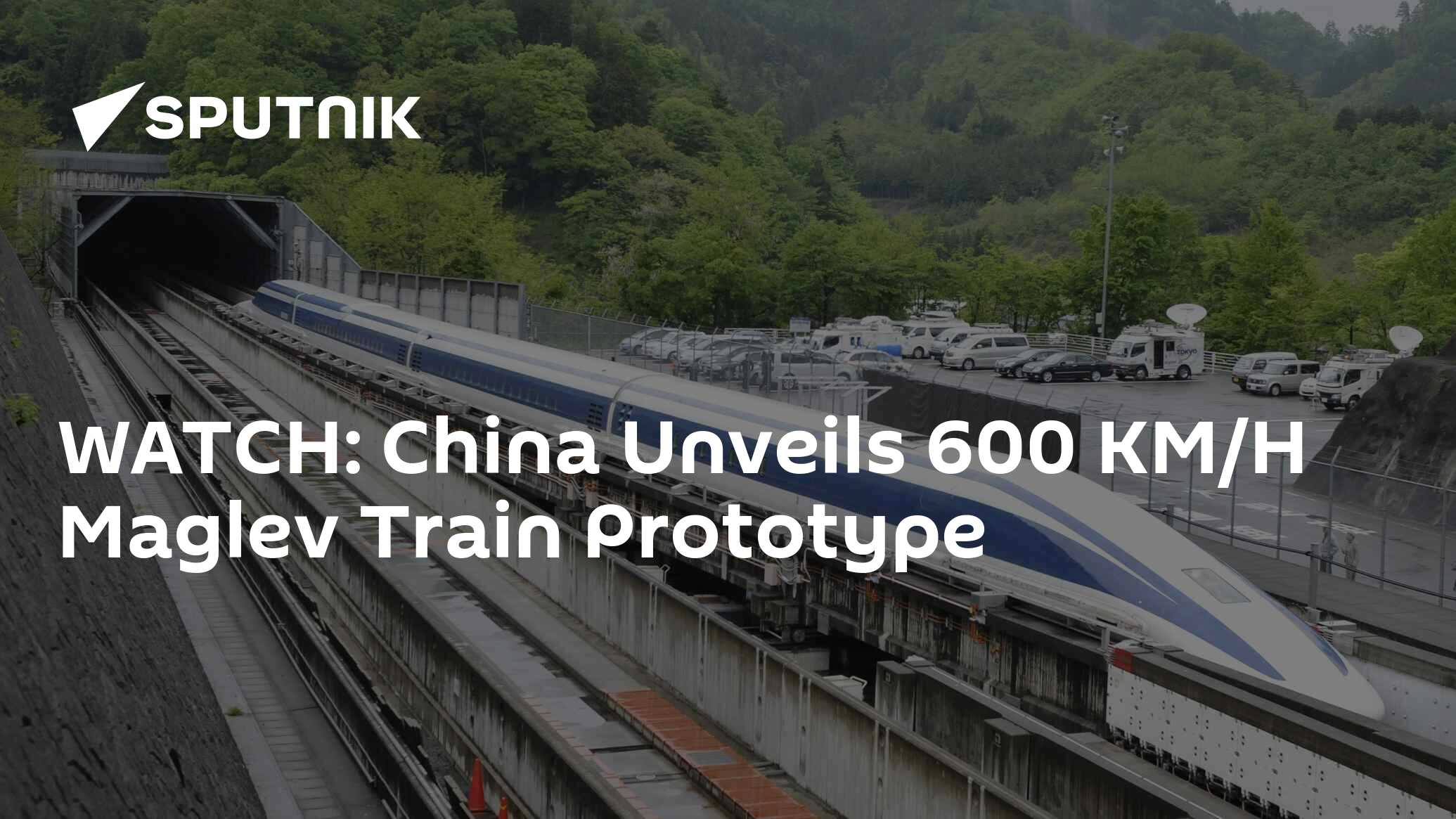 WATCH: China Unveils 600 KM/H Maglev Train Prototype - 29.05.2019 ...