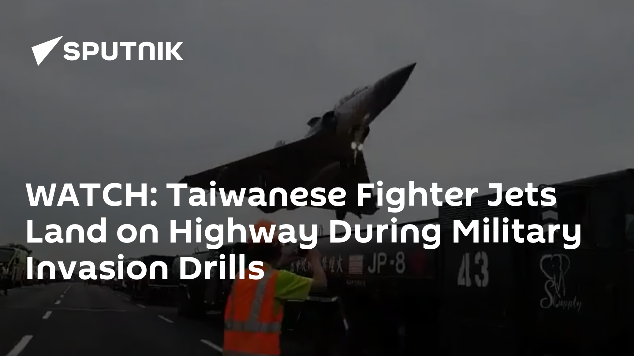 WATCH: Taiwanese Fighter Jets Land on Highway During Military Invasion ...