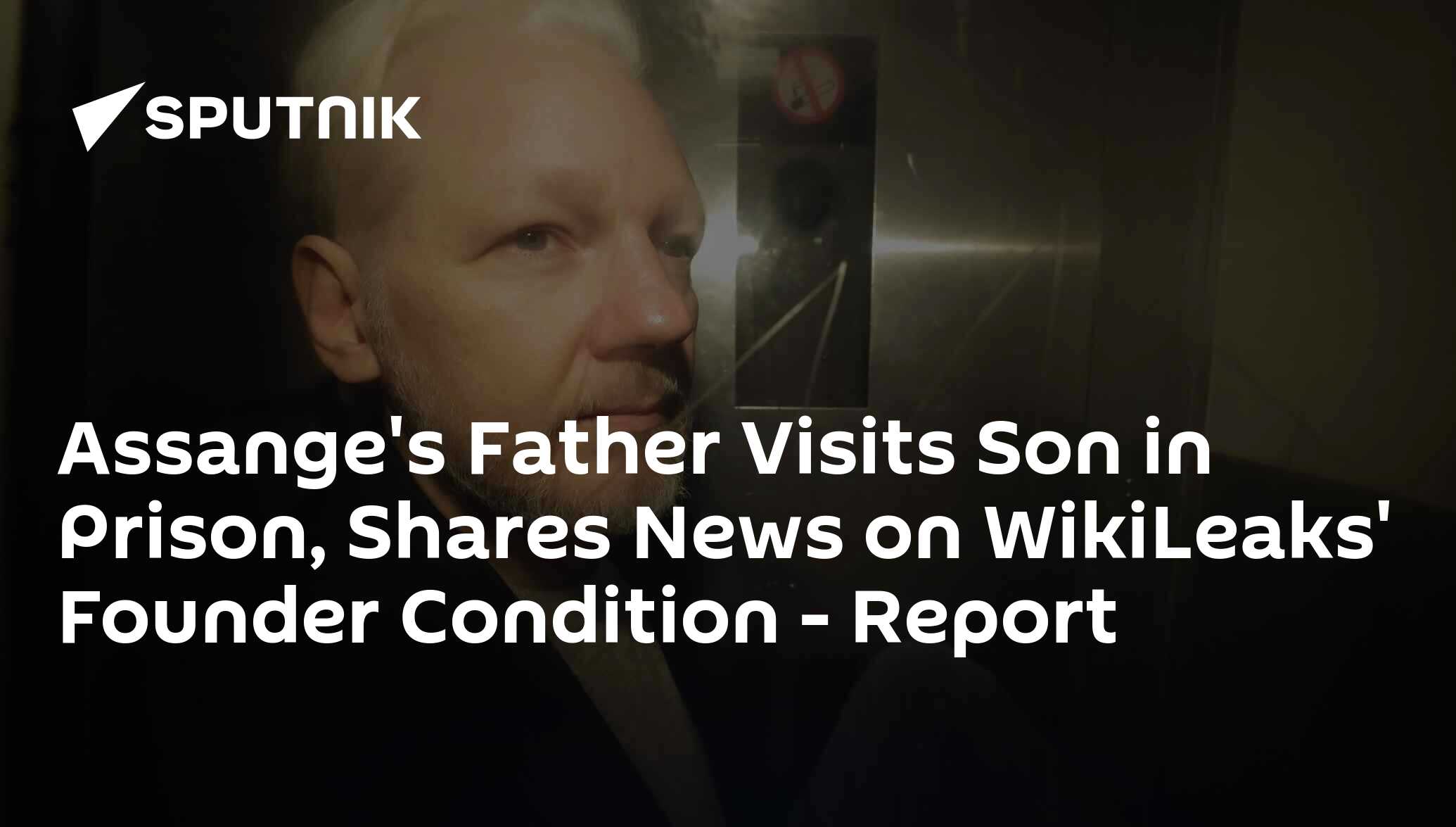 Assange's Father Visits Son in Prison, Shares News on WikiLeaks ...