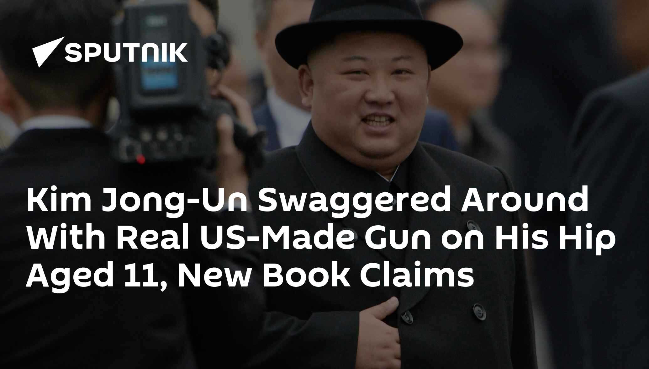 Kim Jong-Un Swaggered Around With Real US-Made Gun on His Hip Aged 11 ...