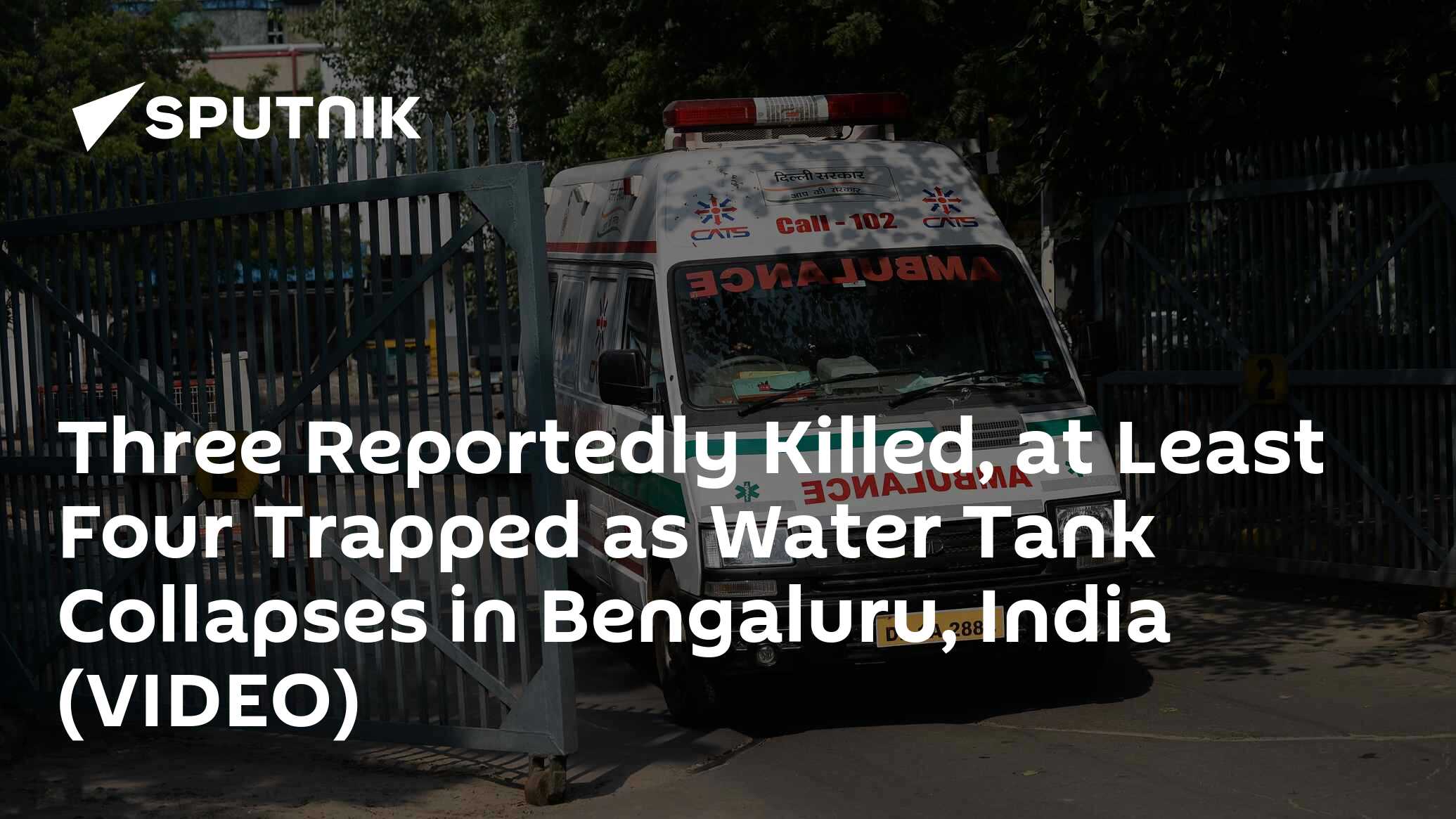 Three Reportedly Killed, at Least Four Trapped as Water Tank Collapses ...