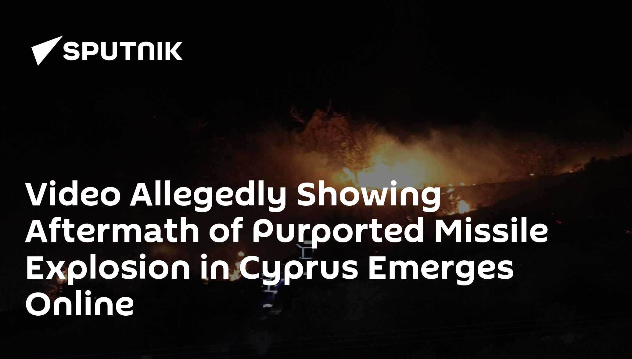 Video Allegedly Showing Aftermath of Purported Missile Explosion in ...
