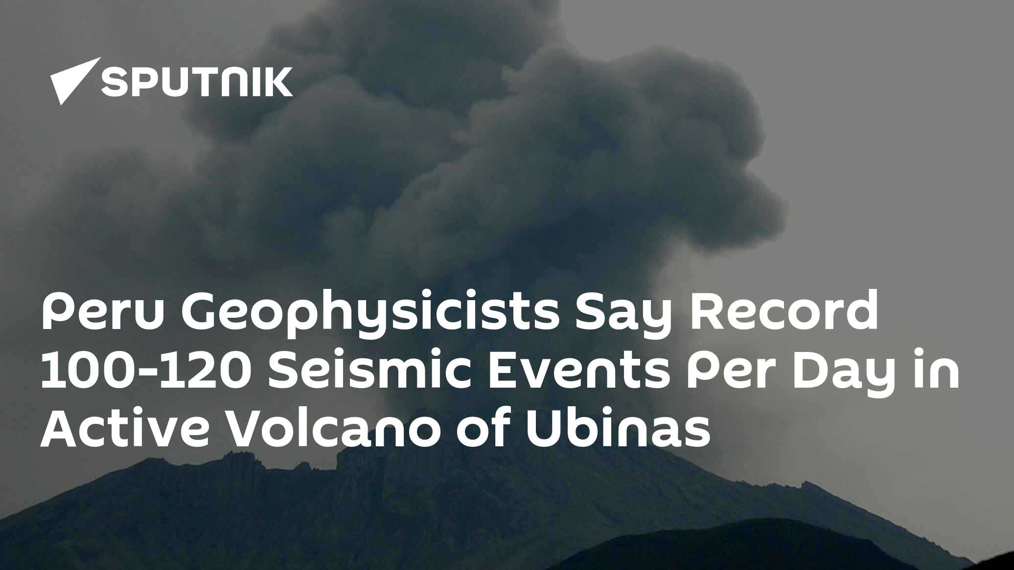Peru Geophysicists Say Record 100-120 Seismic Events Per Day in Active ...