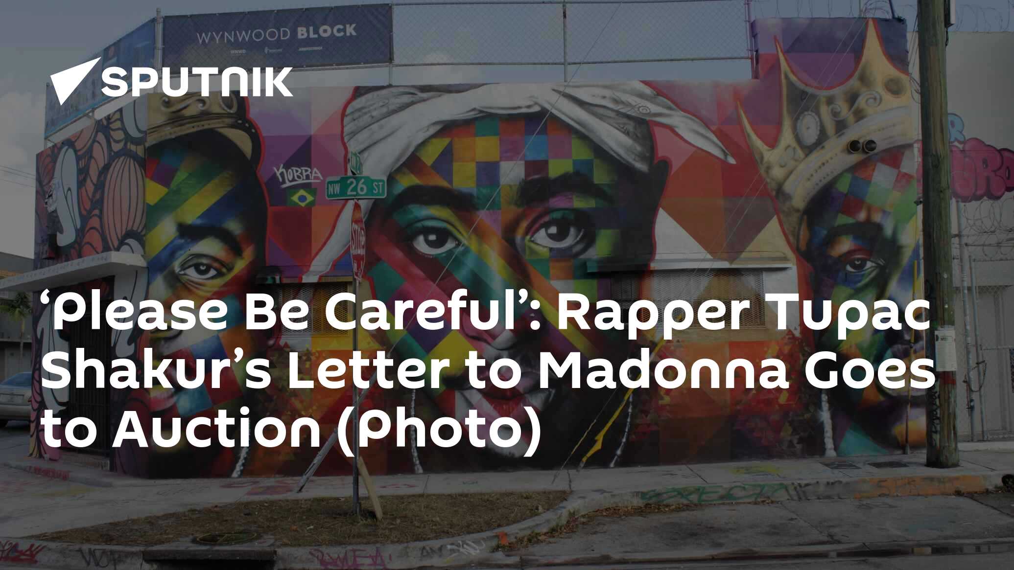 ‘Please Be Careful’: Rapper Tupac Shakur’s Letter to Madonna Goes to ...