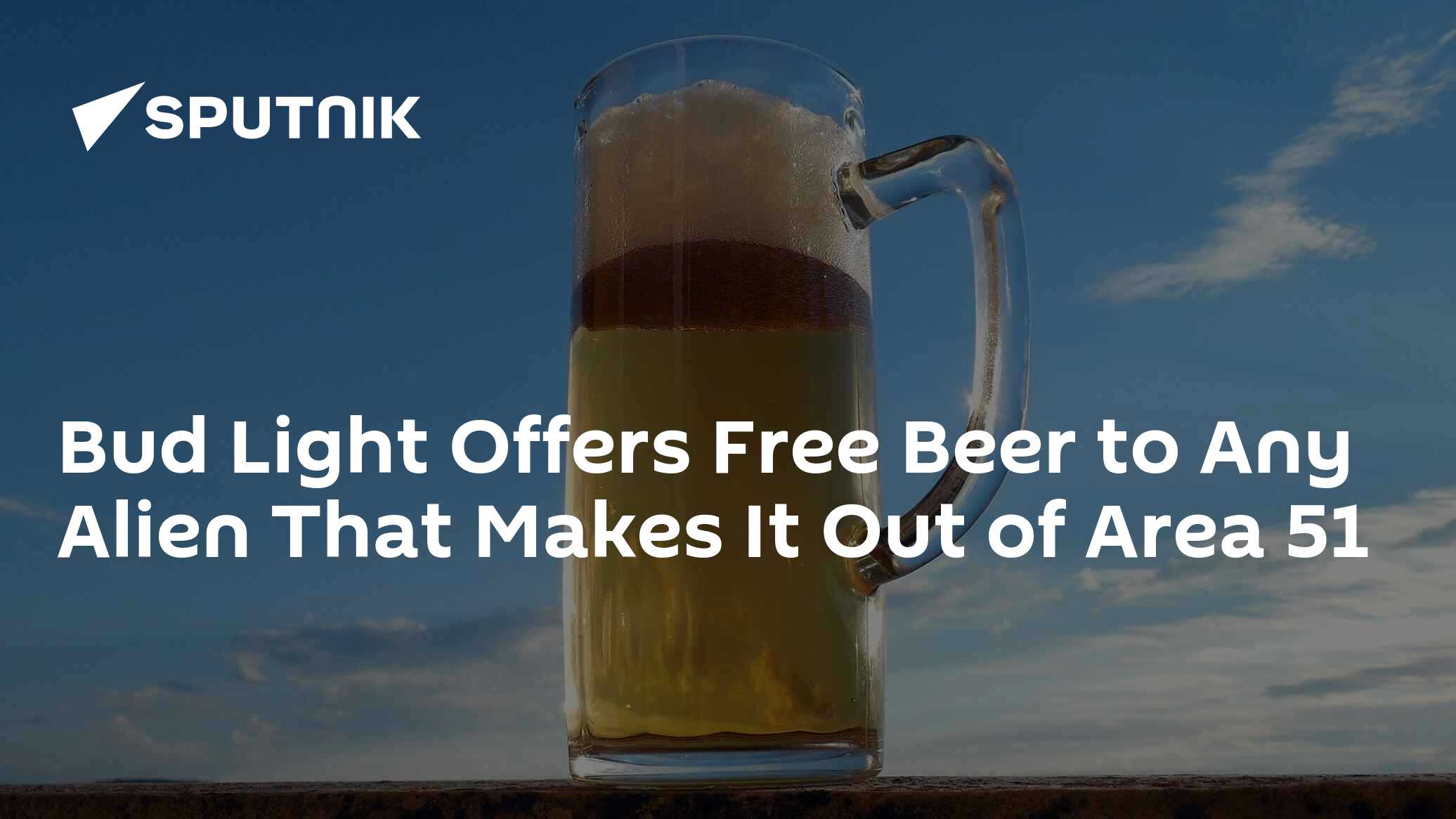 Bud Light Offers Free Beer to Any Alien That Makes It Out of Area 51 ...