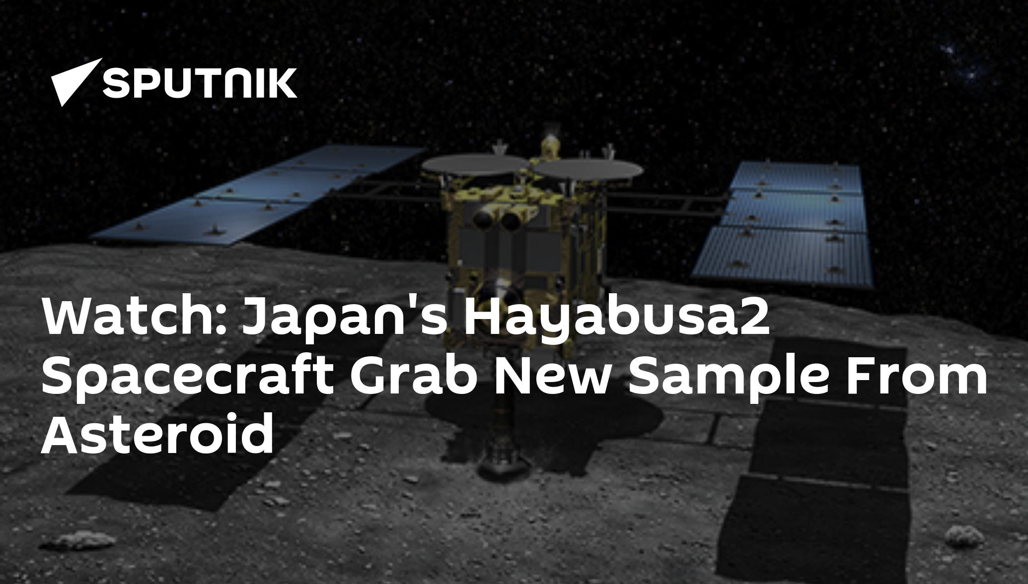 Watch: Japan's Hayabusa-2 Spacecraft Grab New Sample From Asteroid