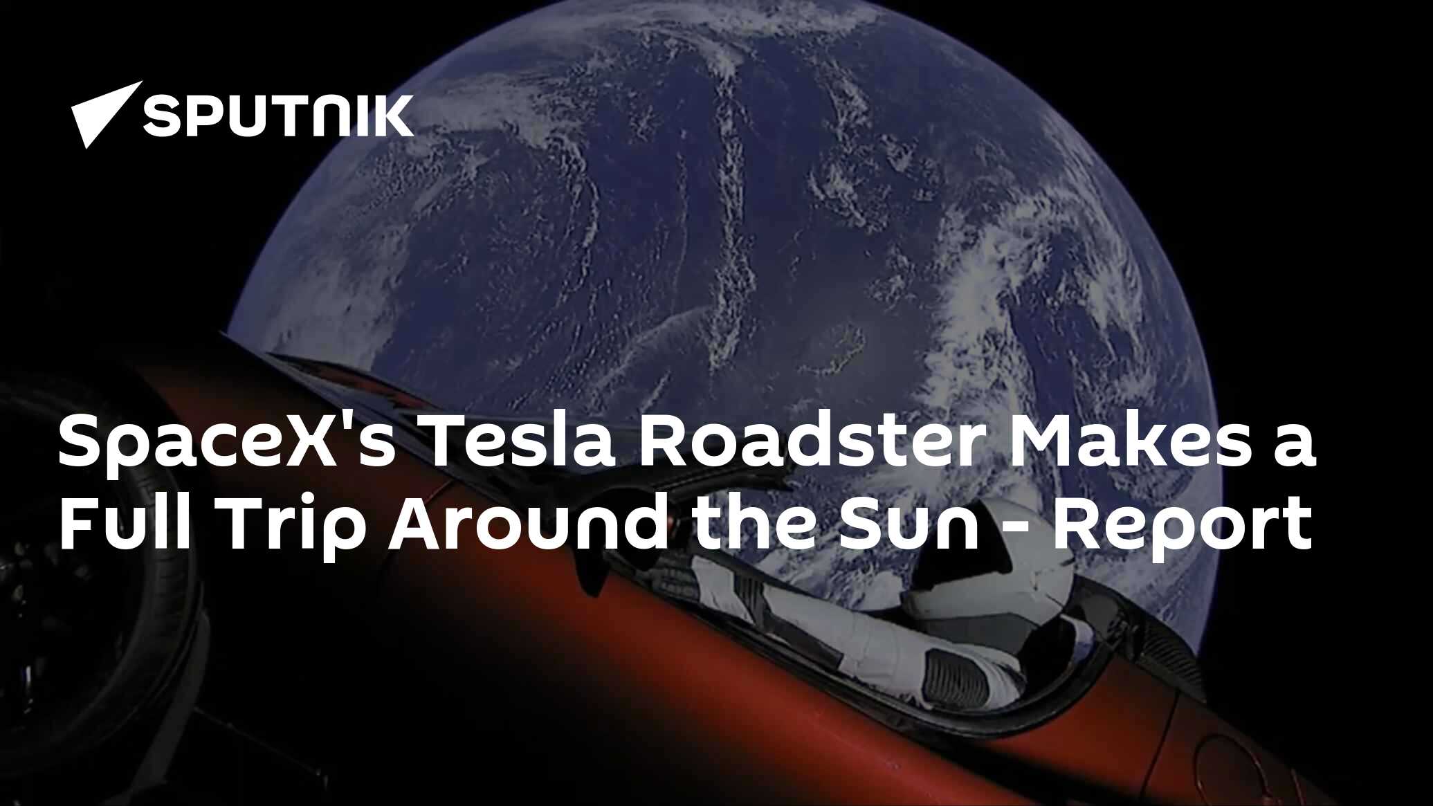 SpaceX's Tesla Roadster Makes a Full Trip Around the Sun - Report