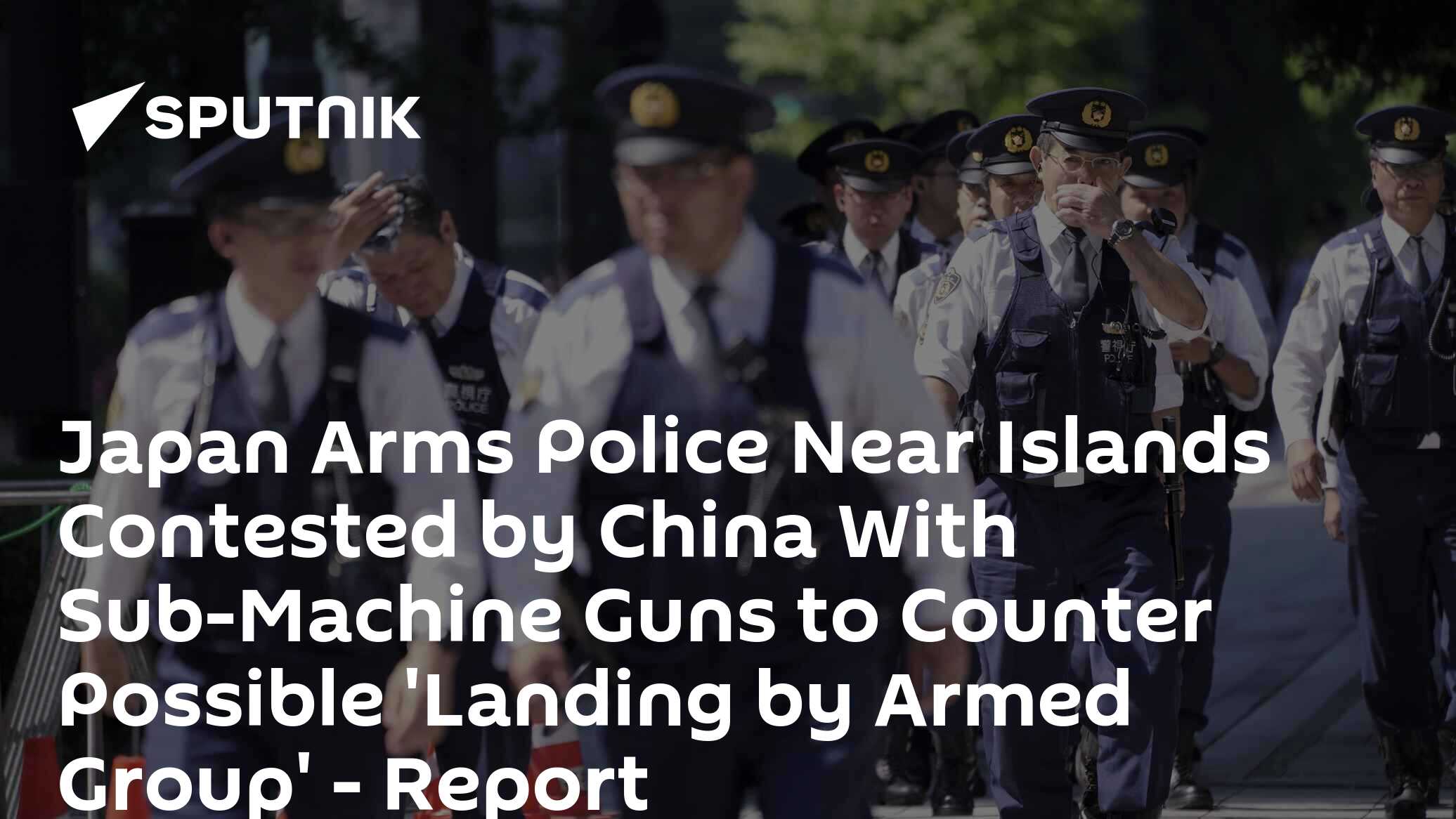 Japan Arms Police Near Islands Contested by China With Sub-Machine Guns ...