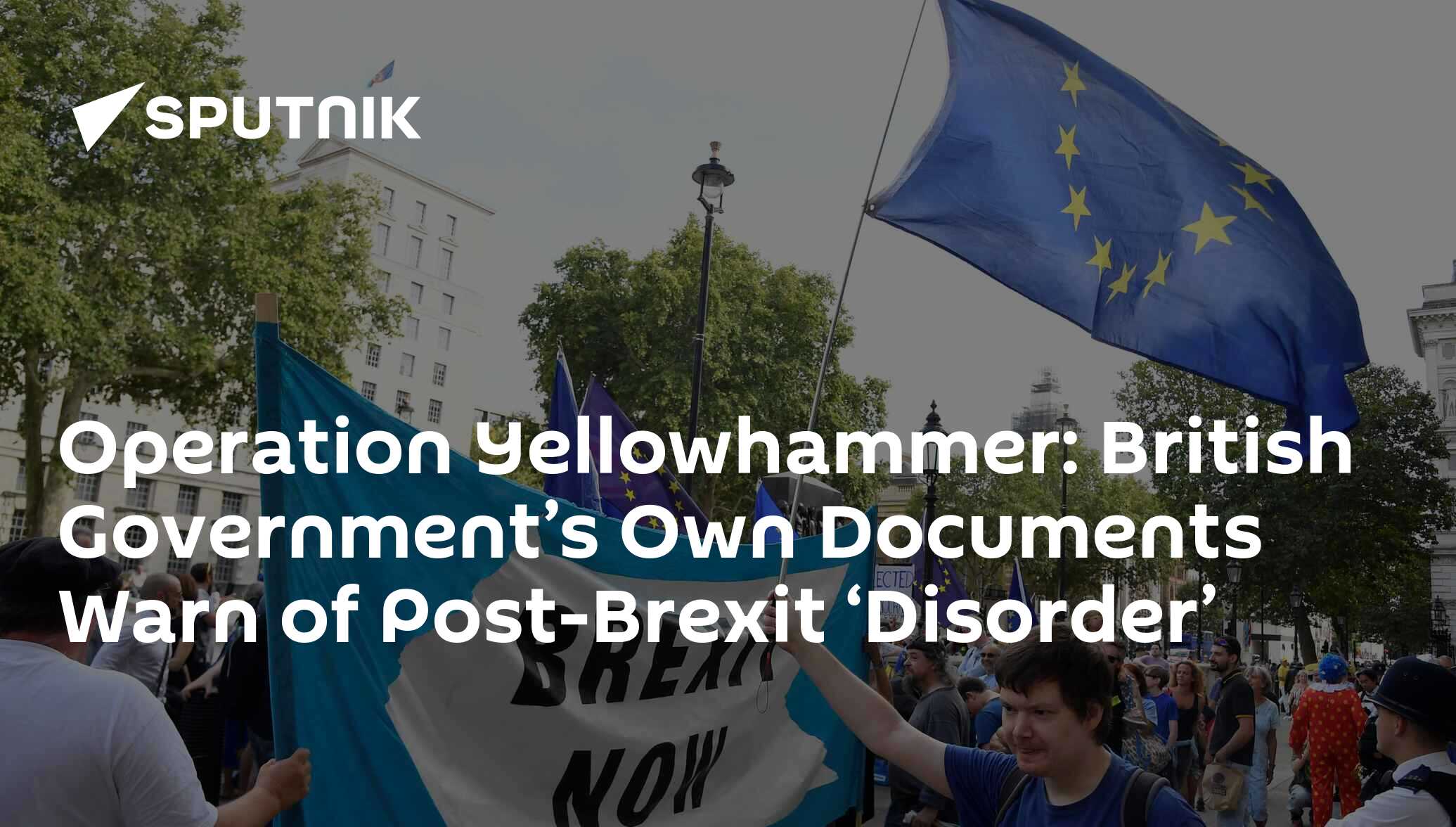Operation Yellowhammer: British Government’s Own Documents Warn of Post ...