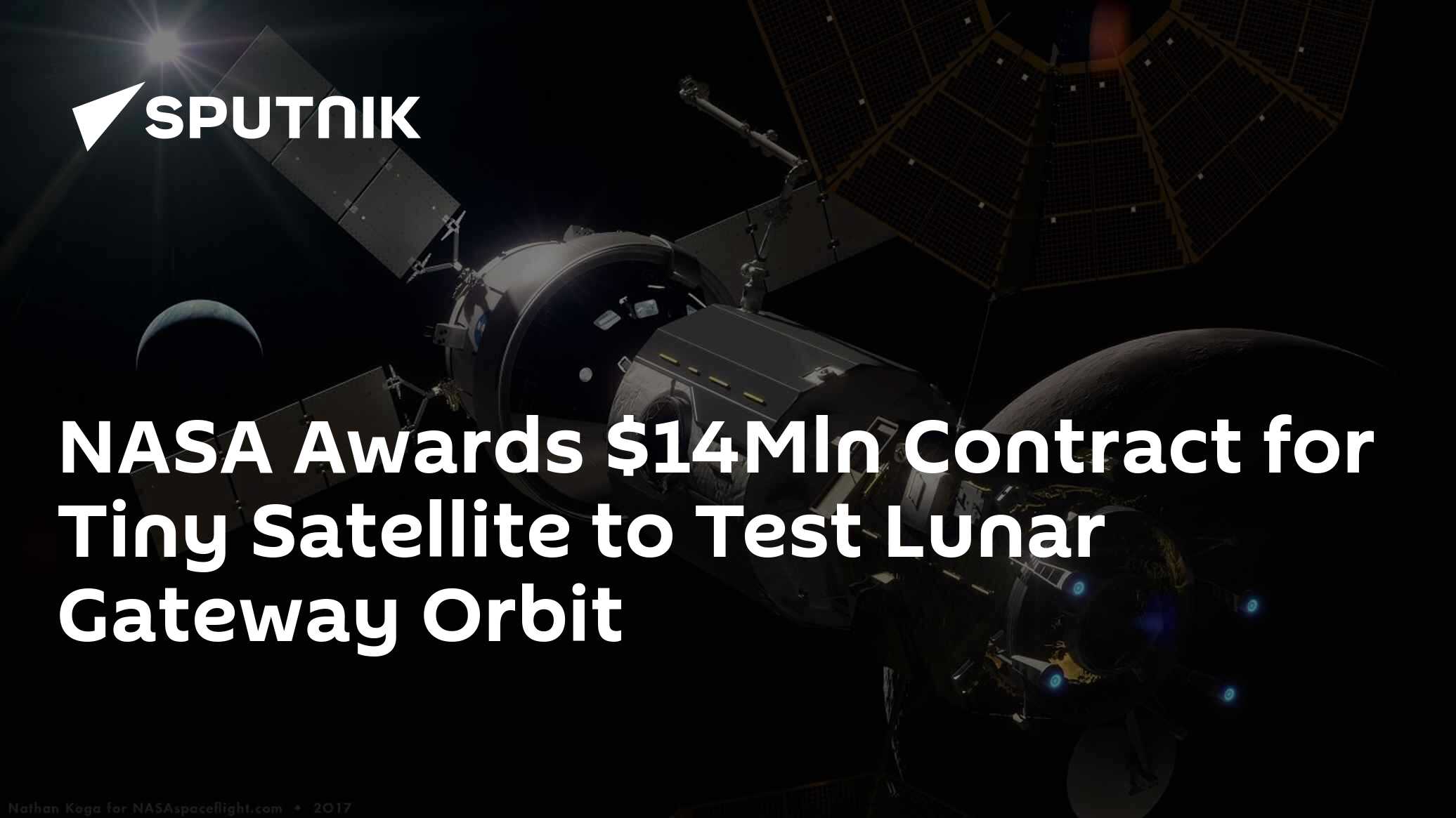 NASA Awards $14Mln Contract for Tiny Satellite to Test Lunar Gateway Orbit