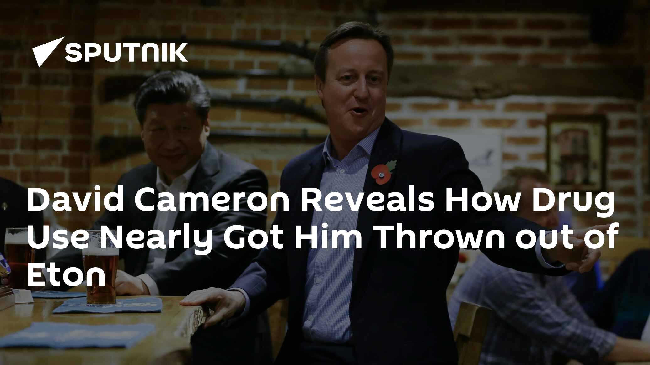 David Cameron Reveals How Drug Use Nearly Got Him Thrown out of Eton