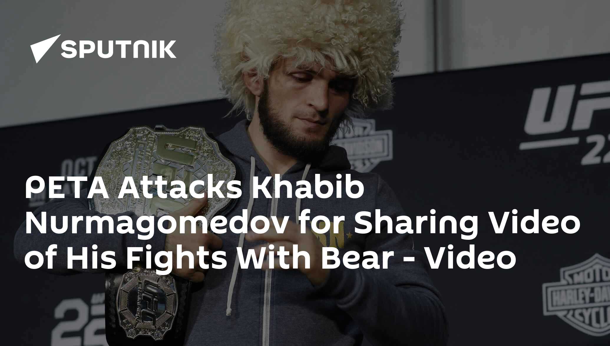 PETA Attacks Khabib Nurmagomedov for Sharing Video Where He Fights Bear