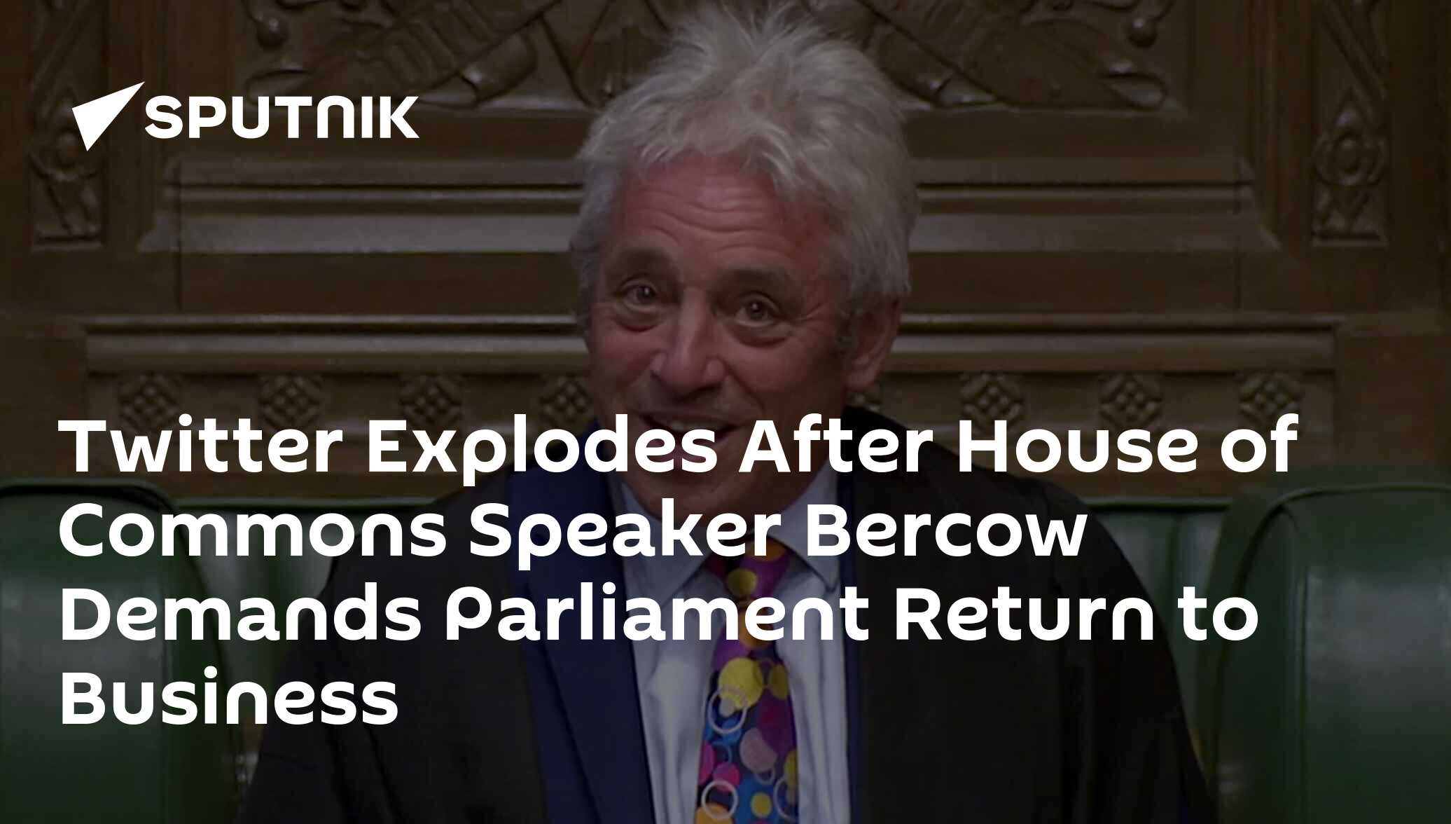 Twitter Explodes After House of Commons Speaker Bercow Demands ...