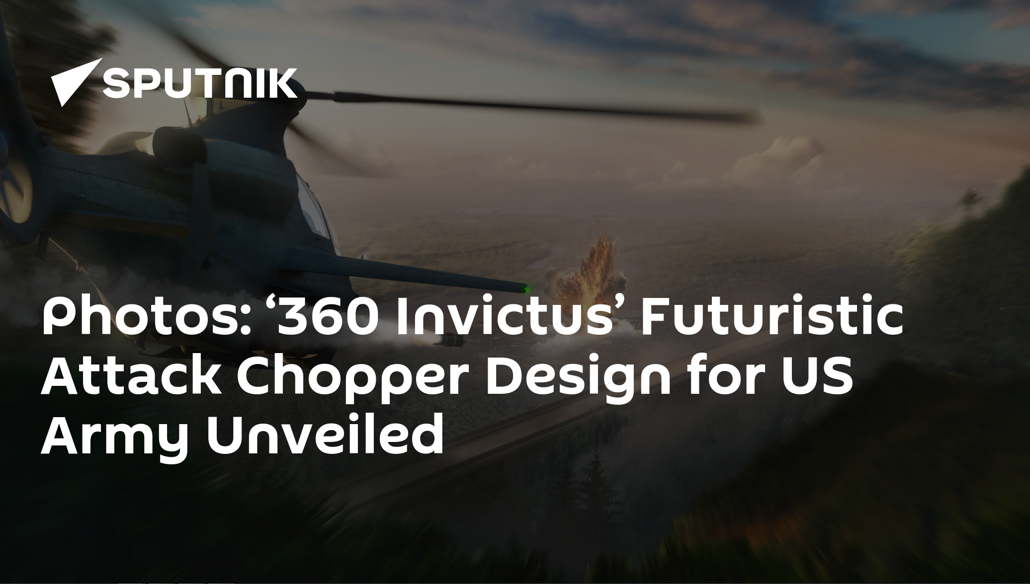 Photos: ‘360 Invictus’ Futuristic Attack Chopper Design for US Army ...