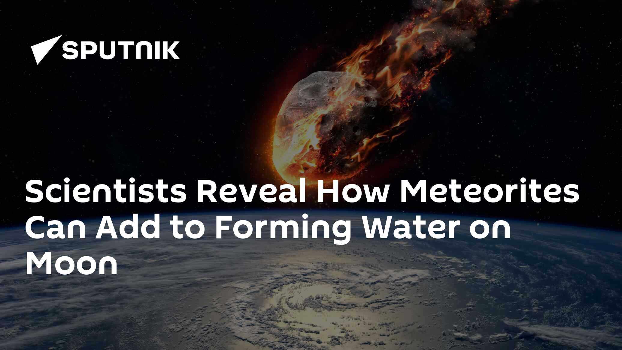 Scientists Reveal How Meteorites Can Add to Forming Water on Moon