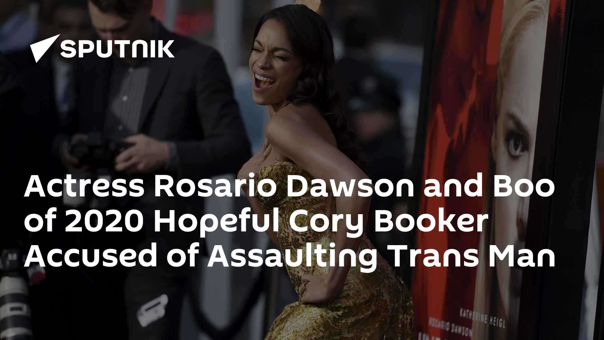 Actress Rosario Dawson and Boo of 2020 Hopeful Cory Booker Accused of ...