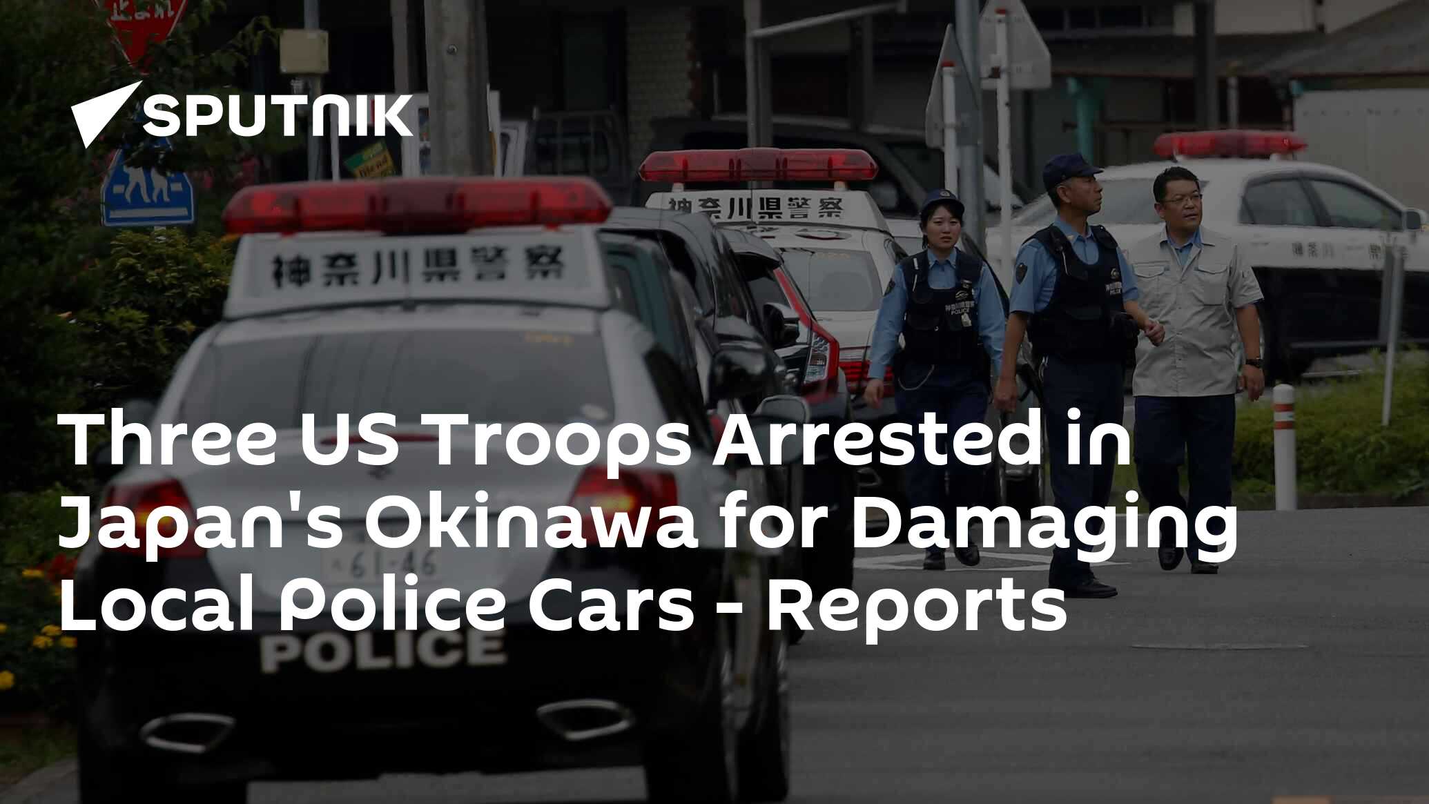 Three US Troops Arrested in Japan's Okinawa for Damaging Local Police ...