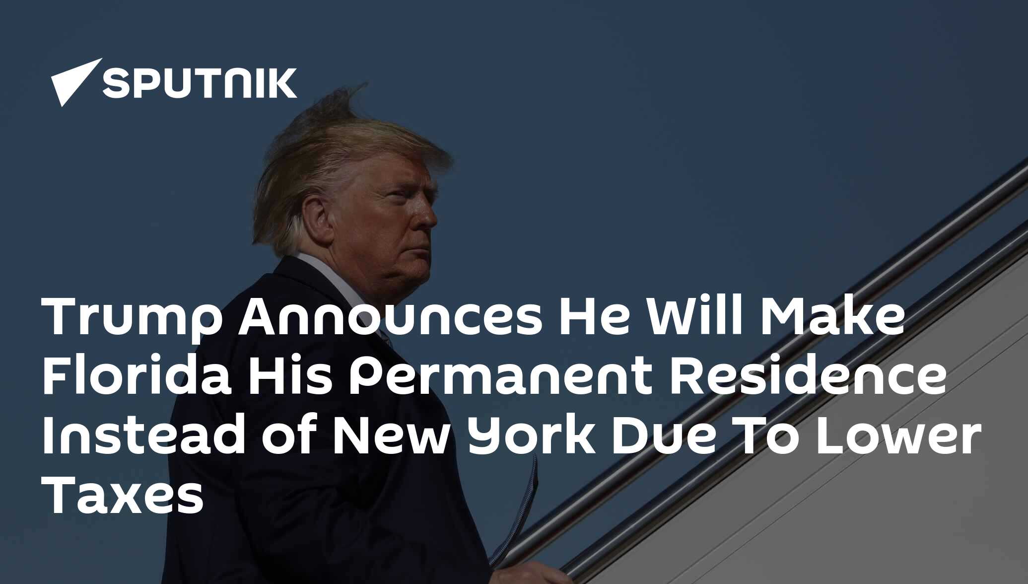 Trump Announces He Will Make Florida His Permanent Residence Instead of ...