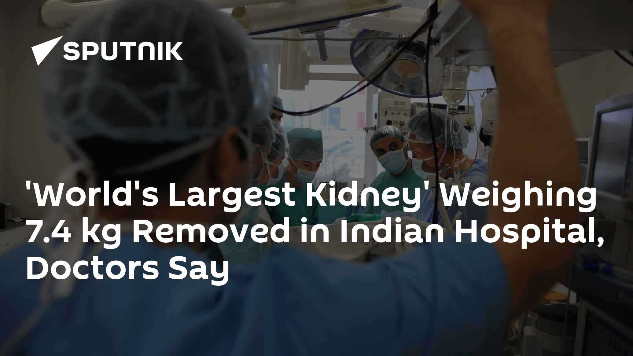 'World's Largest Kidney' Weighing 7.4 kg Removed in Indian Hospital ...