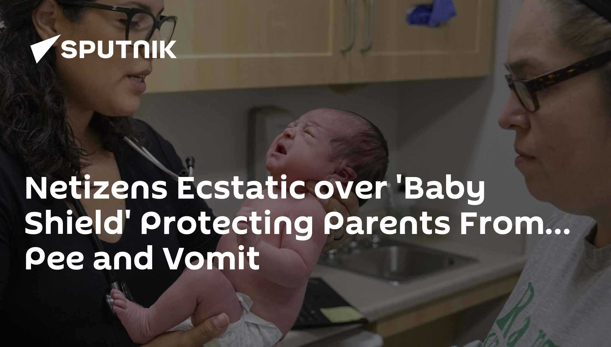 Netizens Ecstatic over 'Baby Shield' Protecting Parents From… Pee and ...