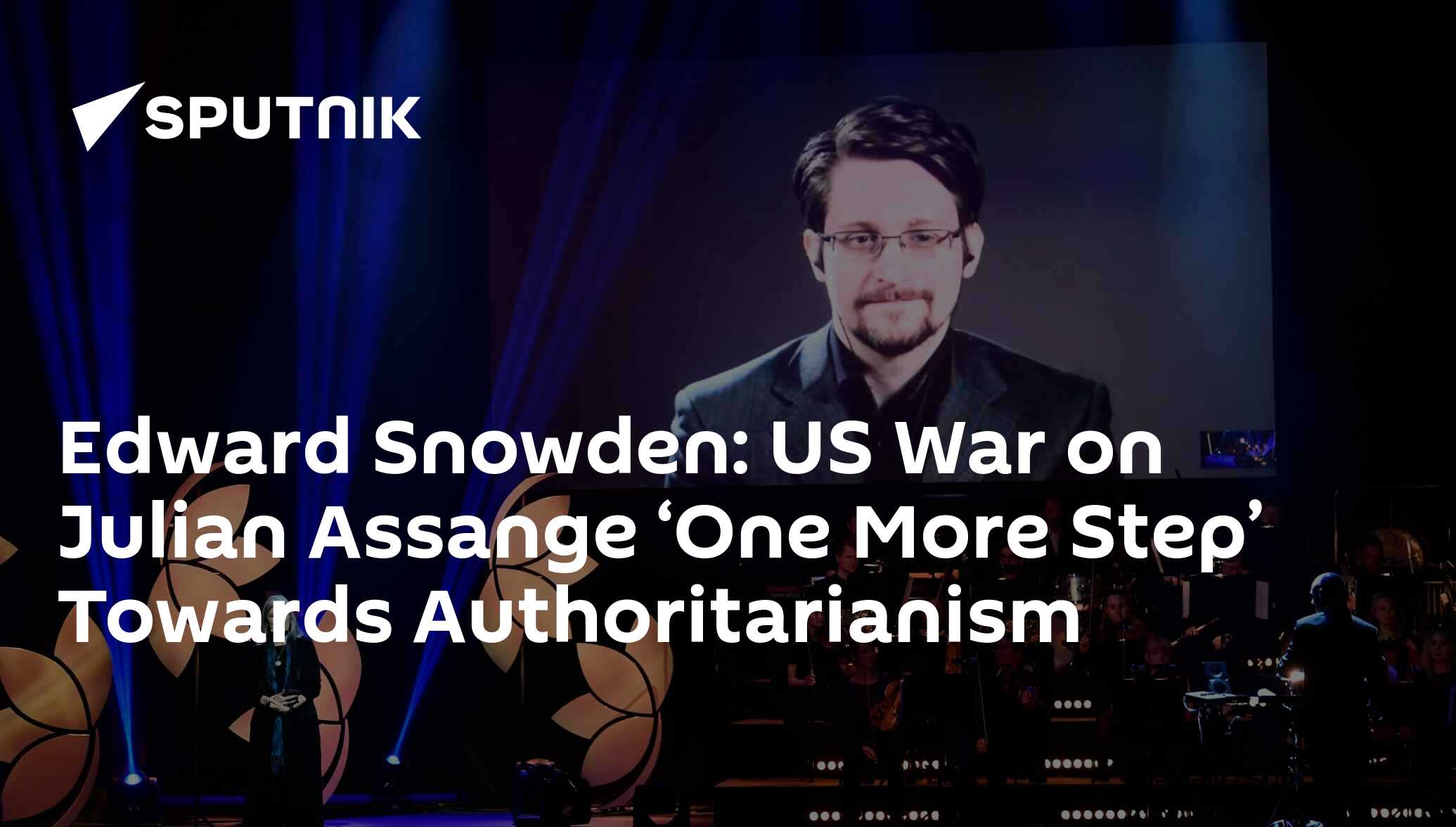 Edward Snowden: US War on Julian Assange ‘One More Step’ Towards ...