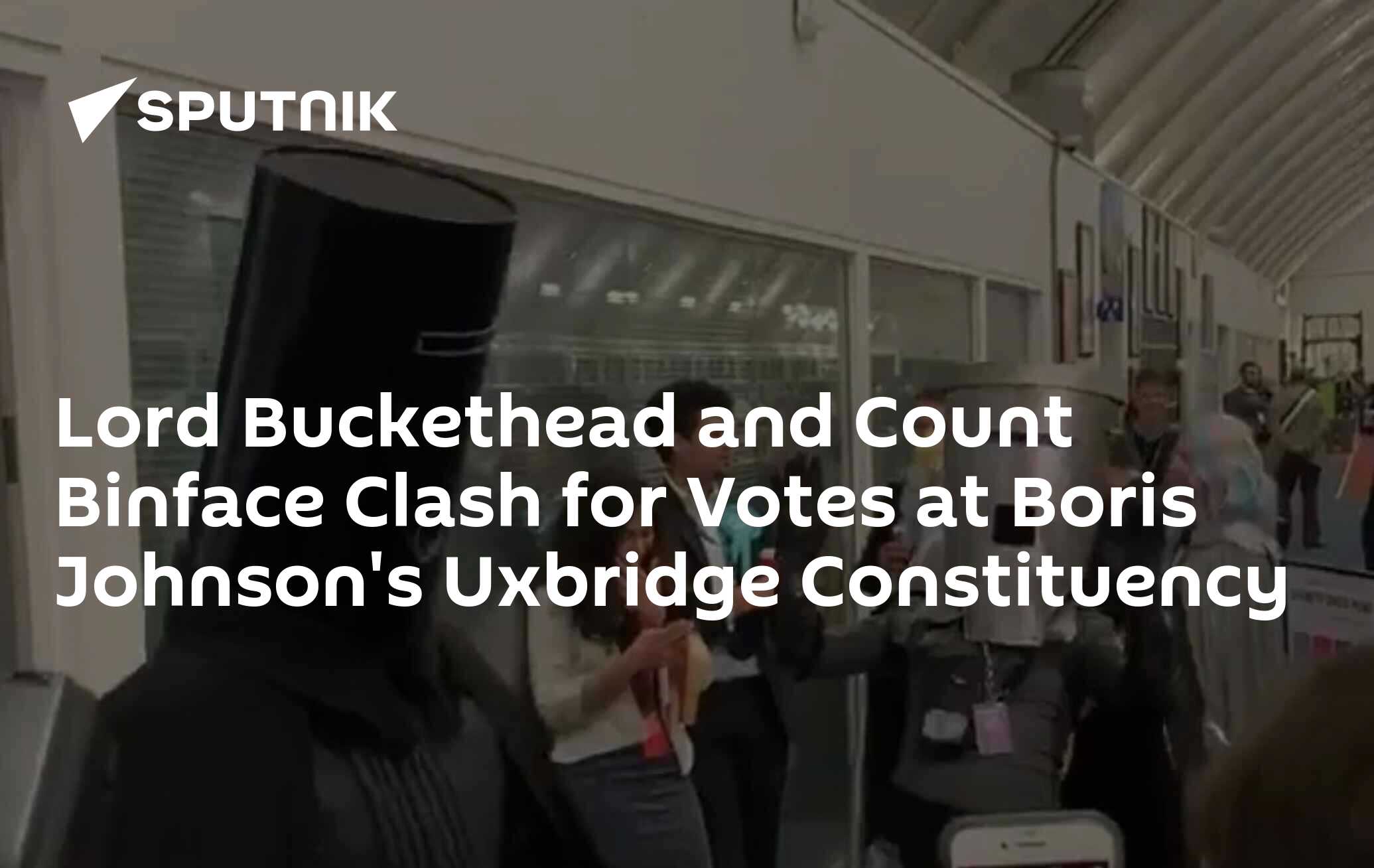 Lord Buckethead and Count Binface Clash for Votes at Boris Johnson's ...