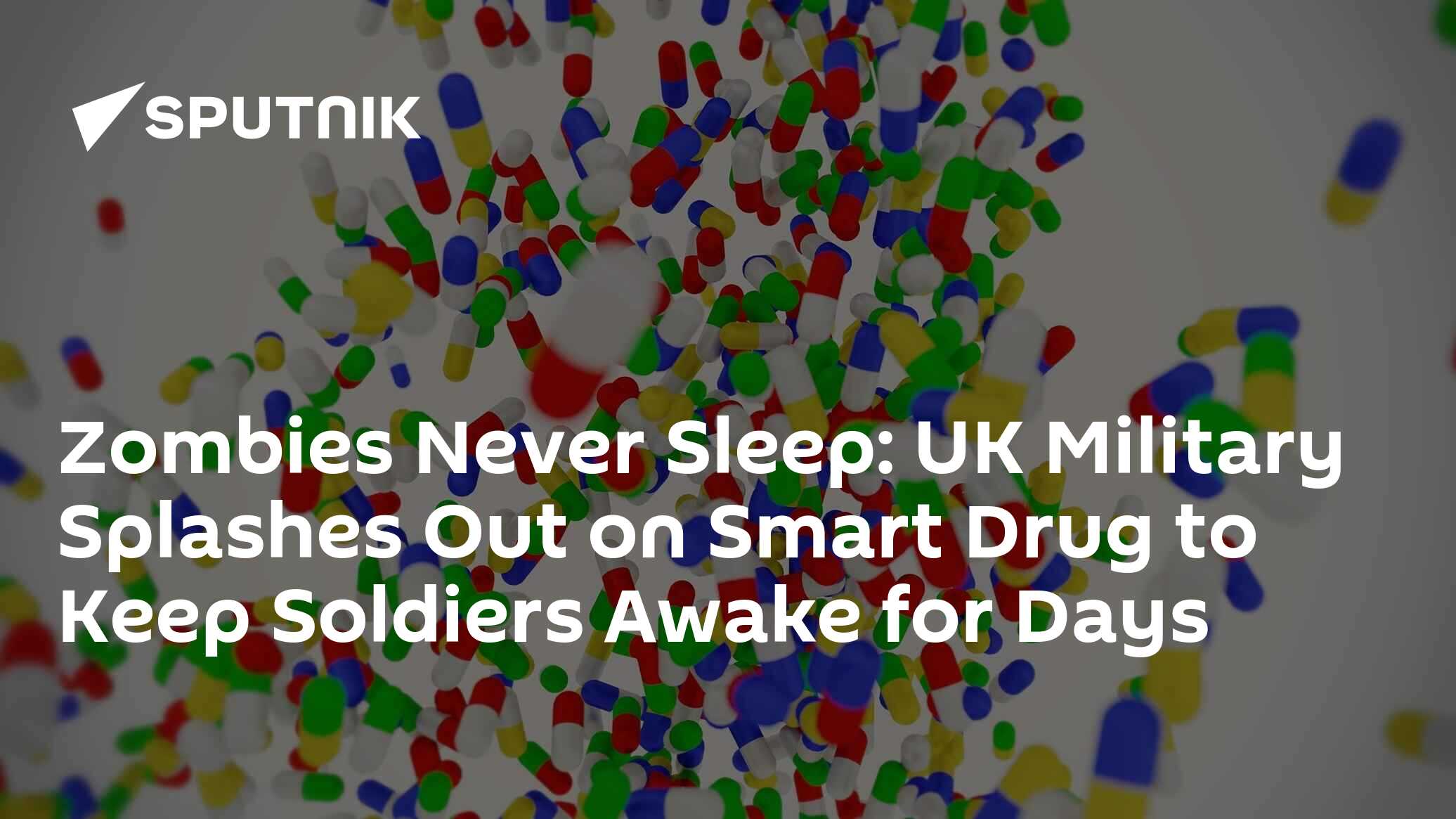 Zombies Never Sleep: UK Military Splashes Out on Smart Drug to Keep ...