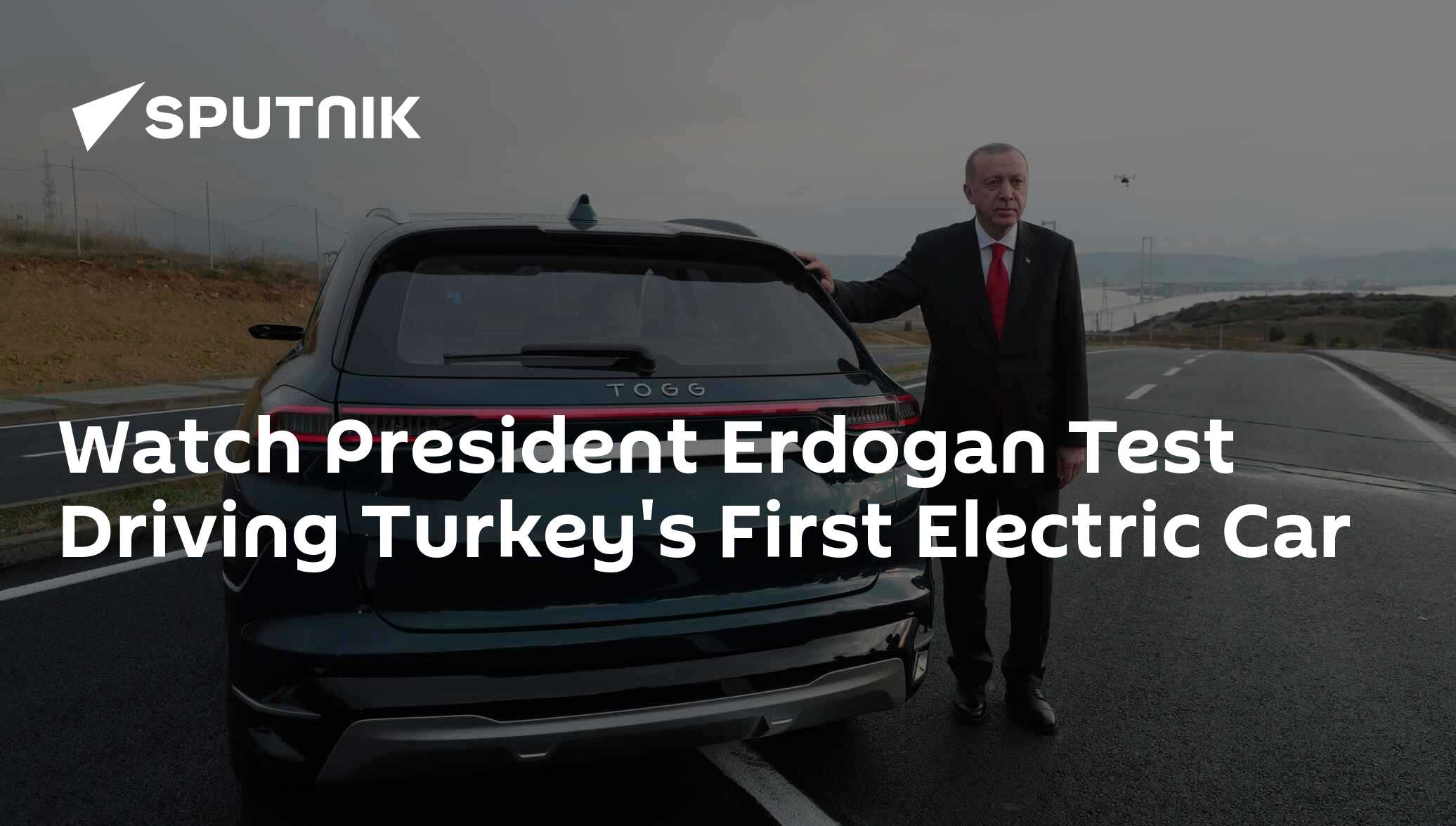 Watch President Erdogan Test Driving Turkey's First Electric Car