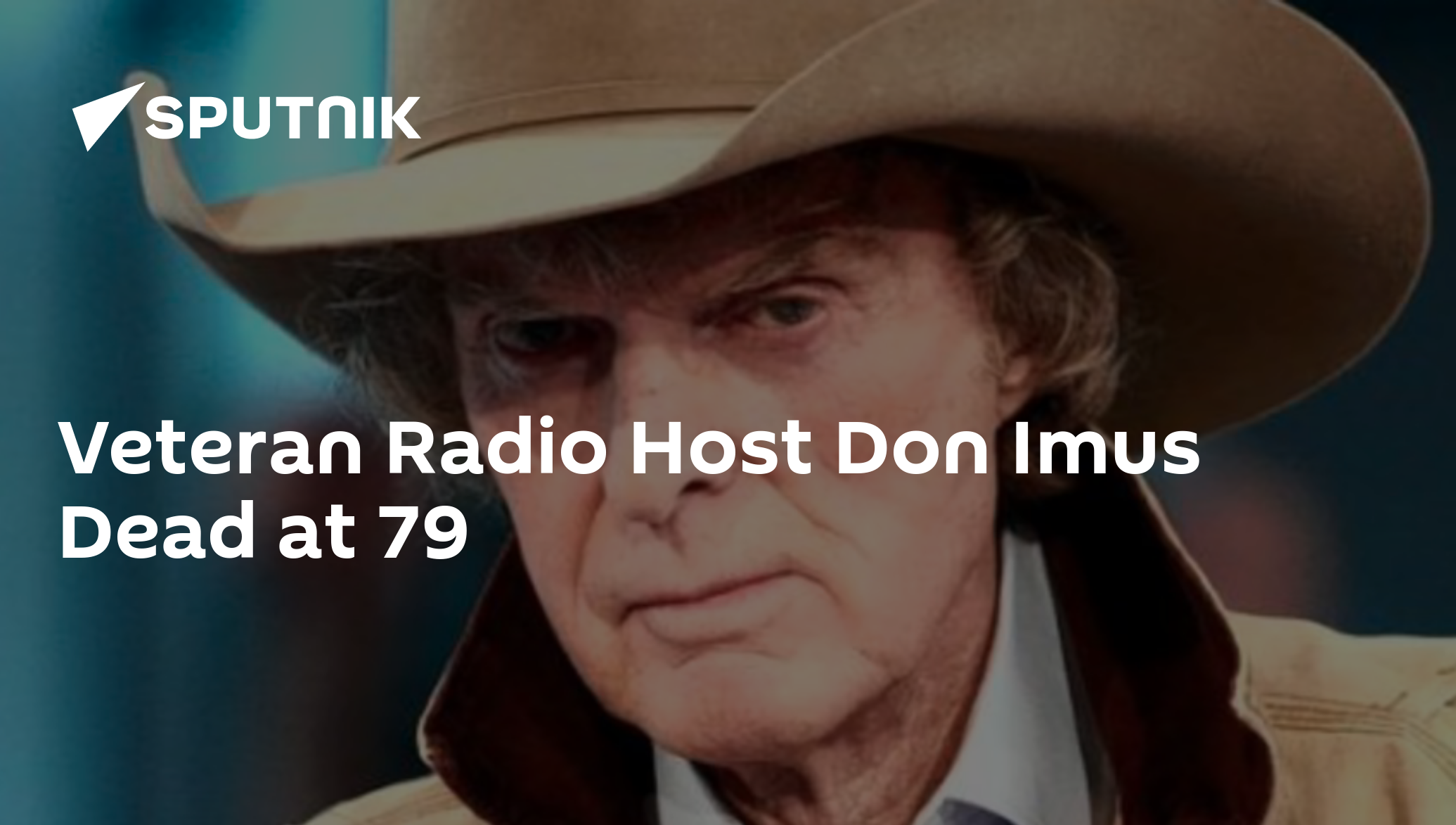 Veteran Radio Host Don Imus Dead at 79 - 27.12.2019, Sputnik International
