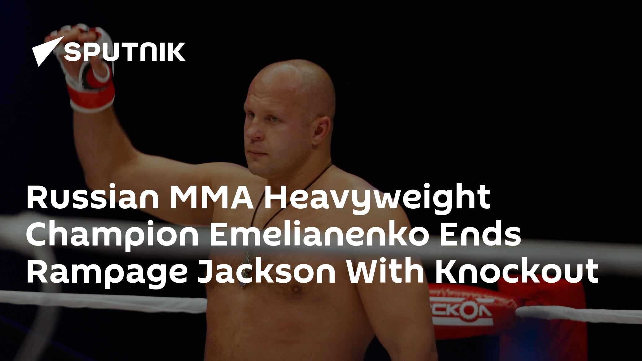 Russian MMA Heavyweight Champion Emelianenko Ends Rampage Jackson With ...