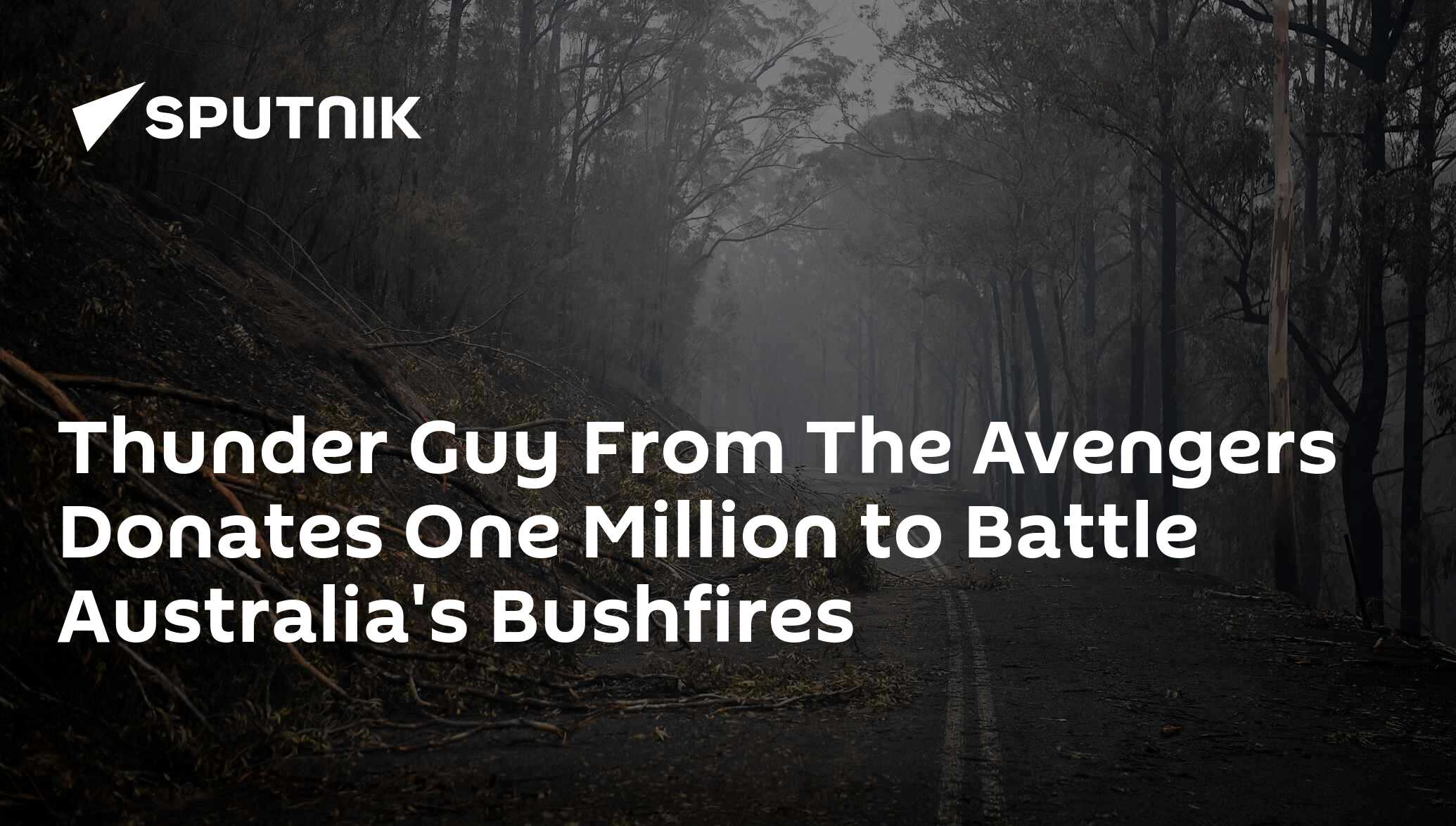 Thunder Guy From The Avengers Donates One Million to Battle Australia's ...