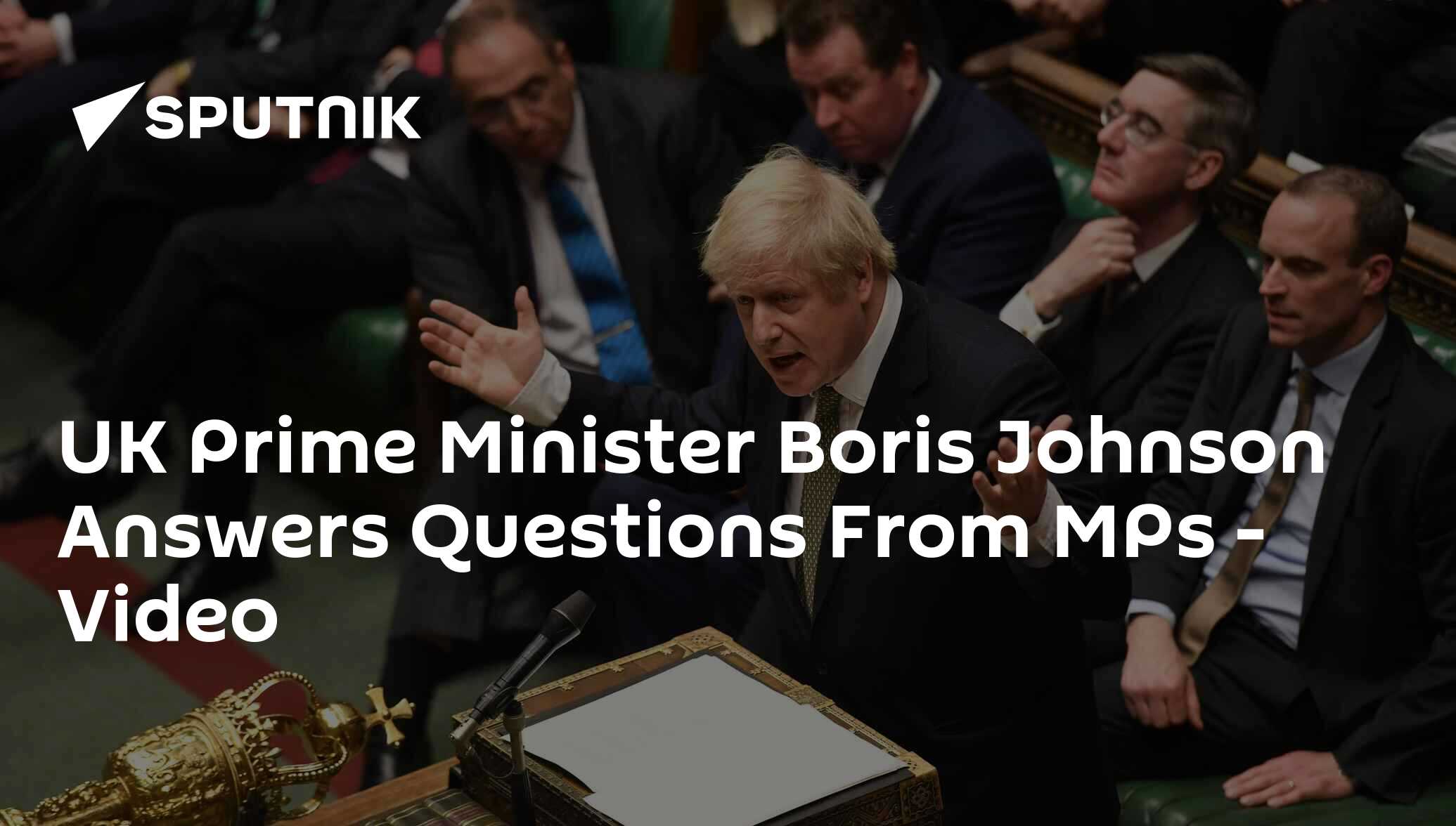 UK Prime Minister Boris Johnson Answers Questions From MPs - Video - 15 ...