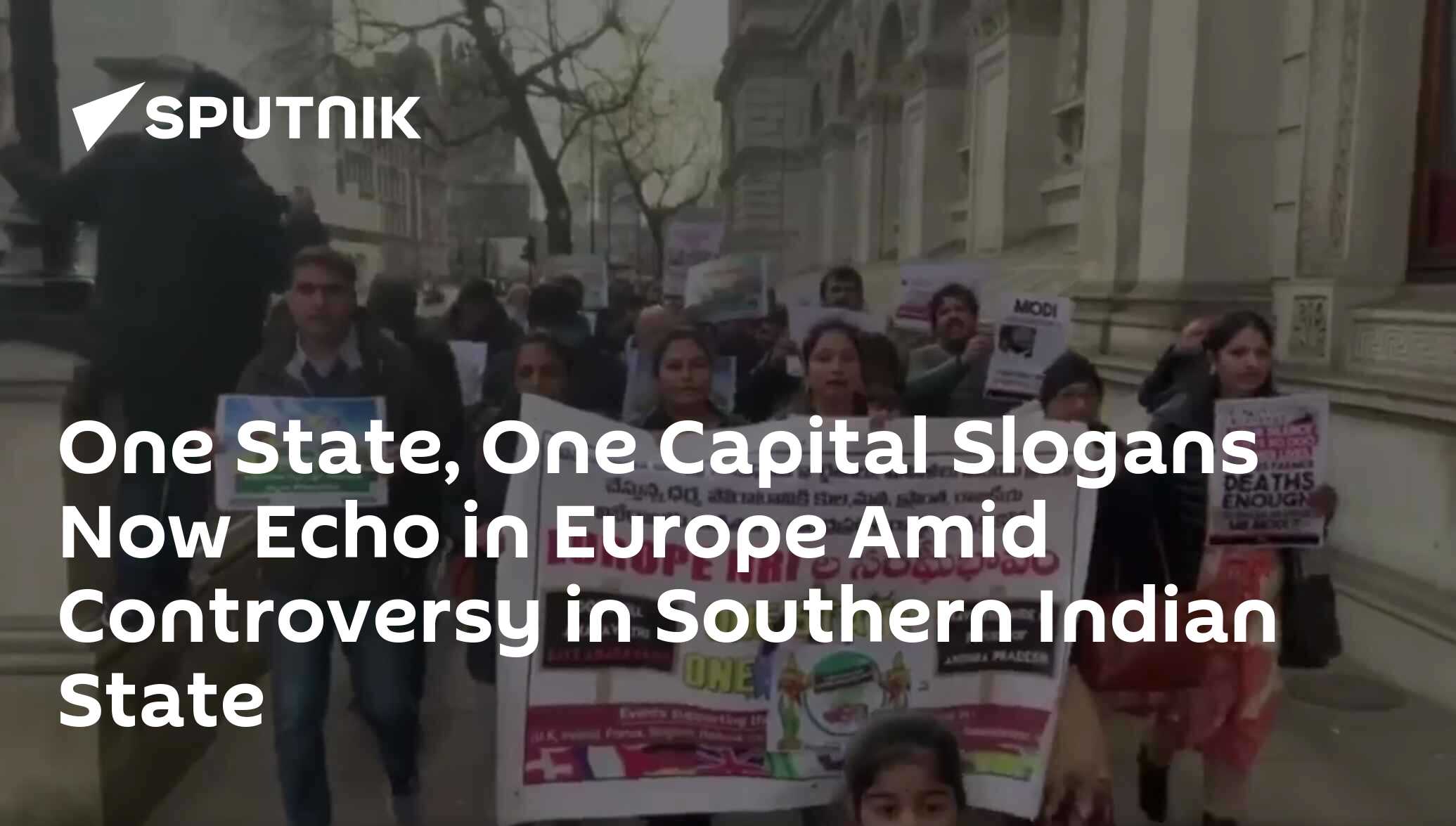 One State, One Capital Slogans Now Echo in Europe Amid Controversy in ...