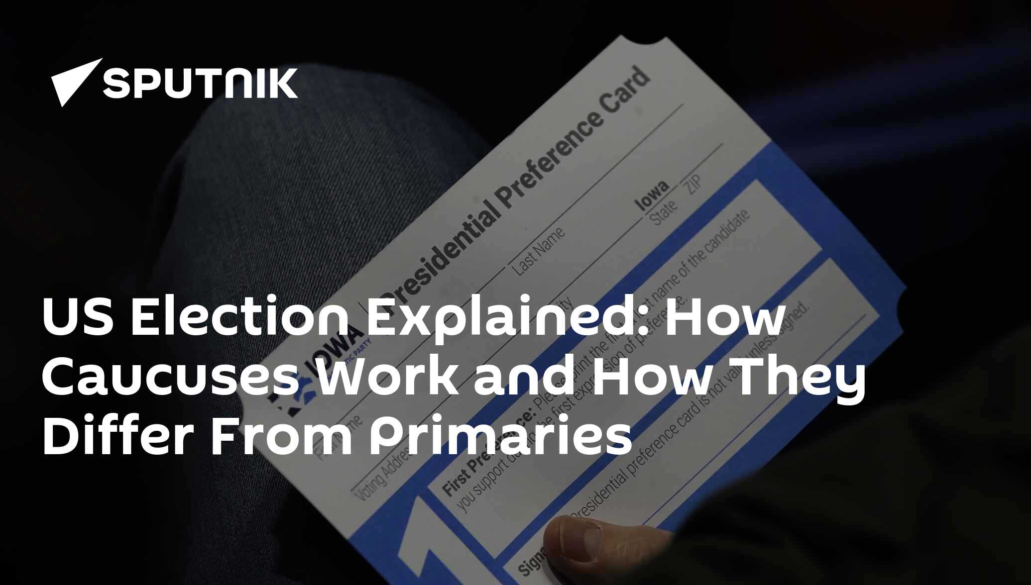 US Election Explained: How Caucuses Work and How They Differ From ...